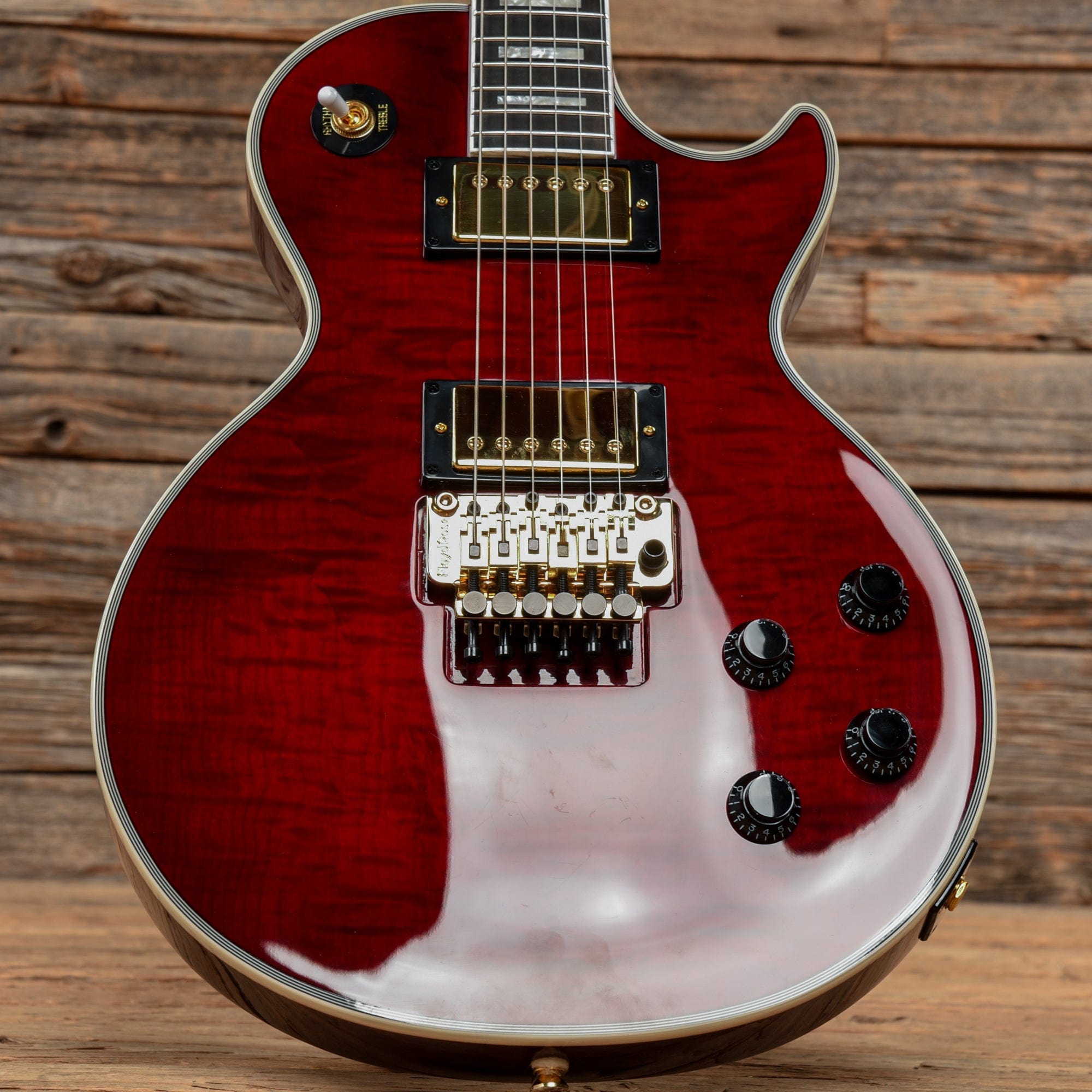 Epiphone Alex Lifeson Signature Les Paul Custom Axcess Ruby 2023 ...