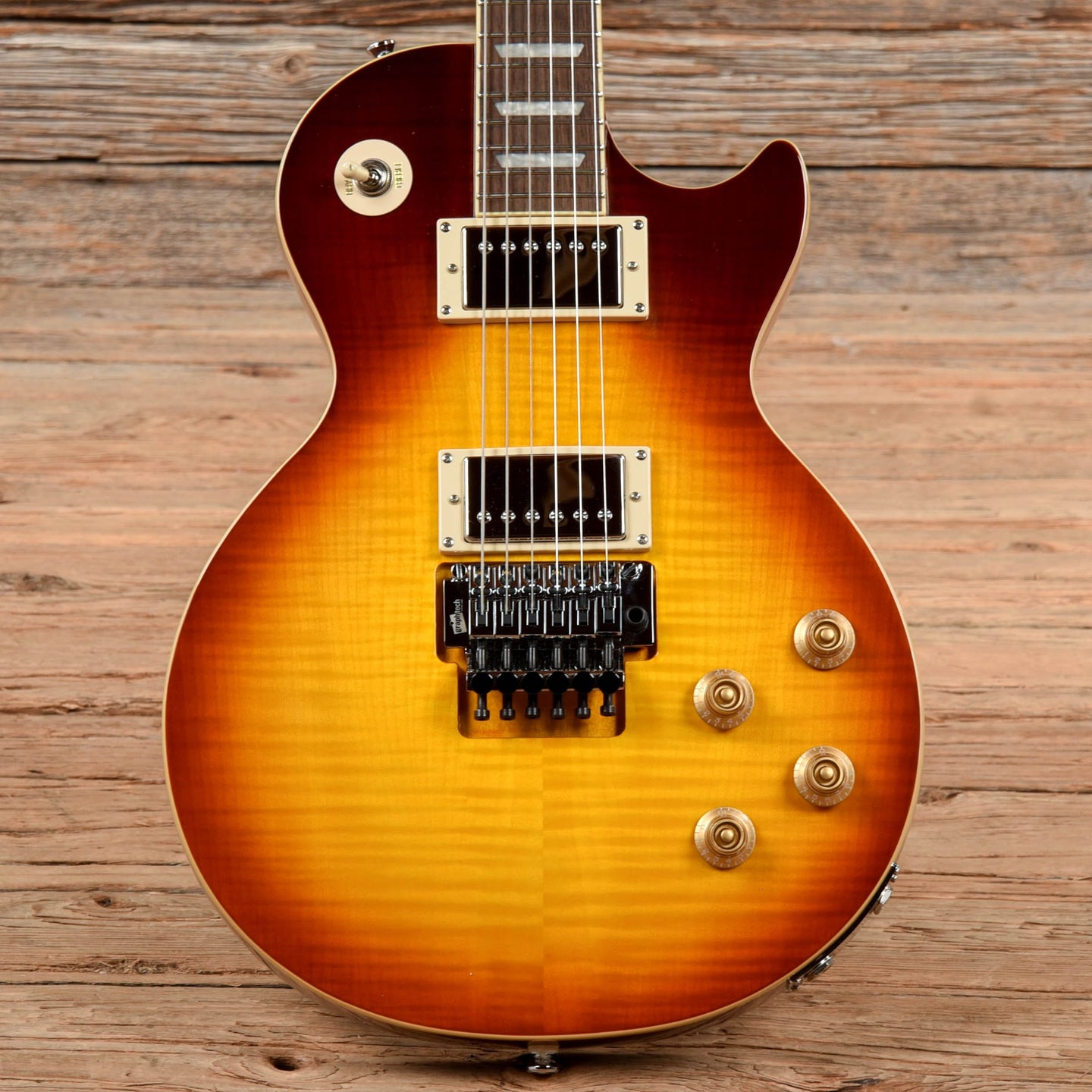 Epiphone Alex Lifeson Signature Les Paul Standard Axcess Sunburst 2021 ...