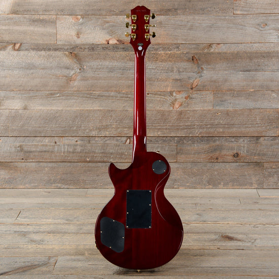 Epiphone Artist Alex Lifeson Les Paul Custom Axcess Quilt Ruby ...
