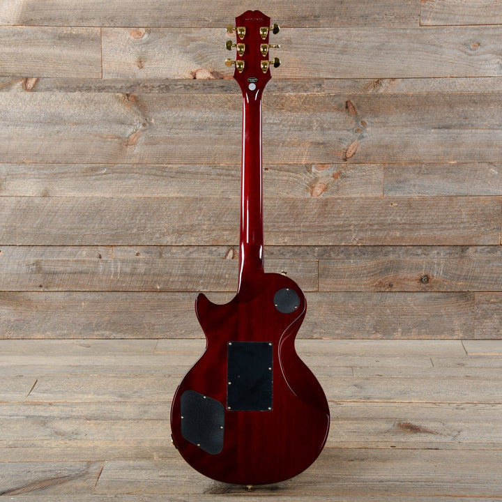 Epiphone Artist Alex Lifeson Les Paul Custom Axcess Quilt Ruby ...