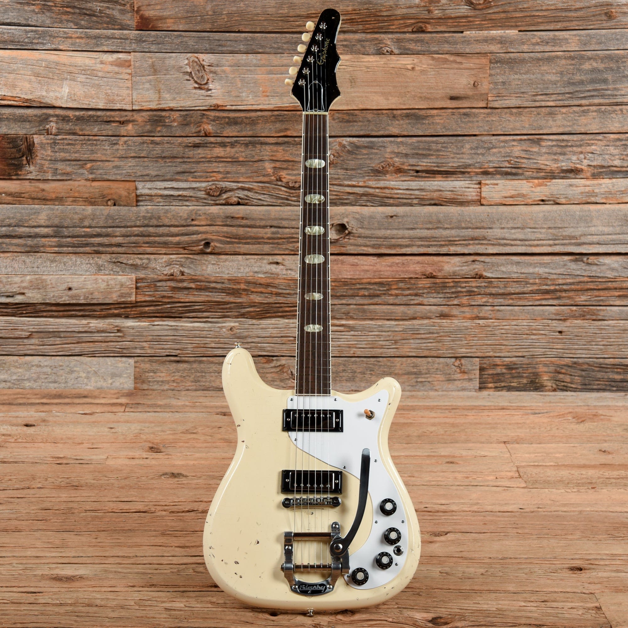 Epiphone Crestwood Custom Alpine White 1964 – Chicago Music Exchange
