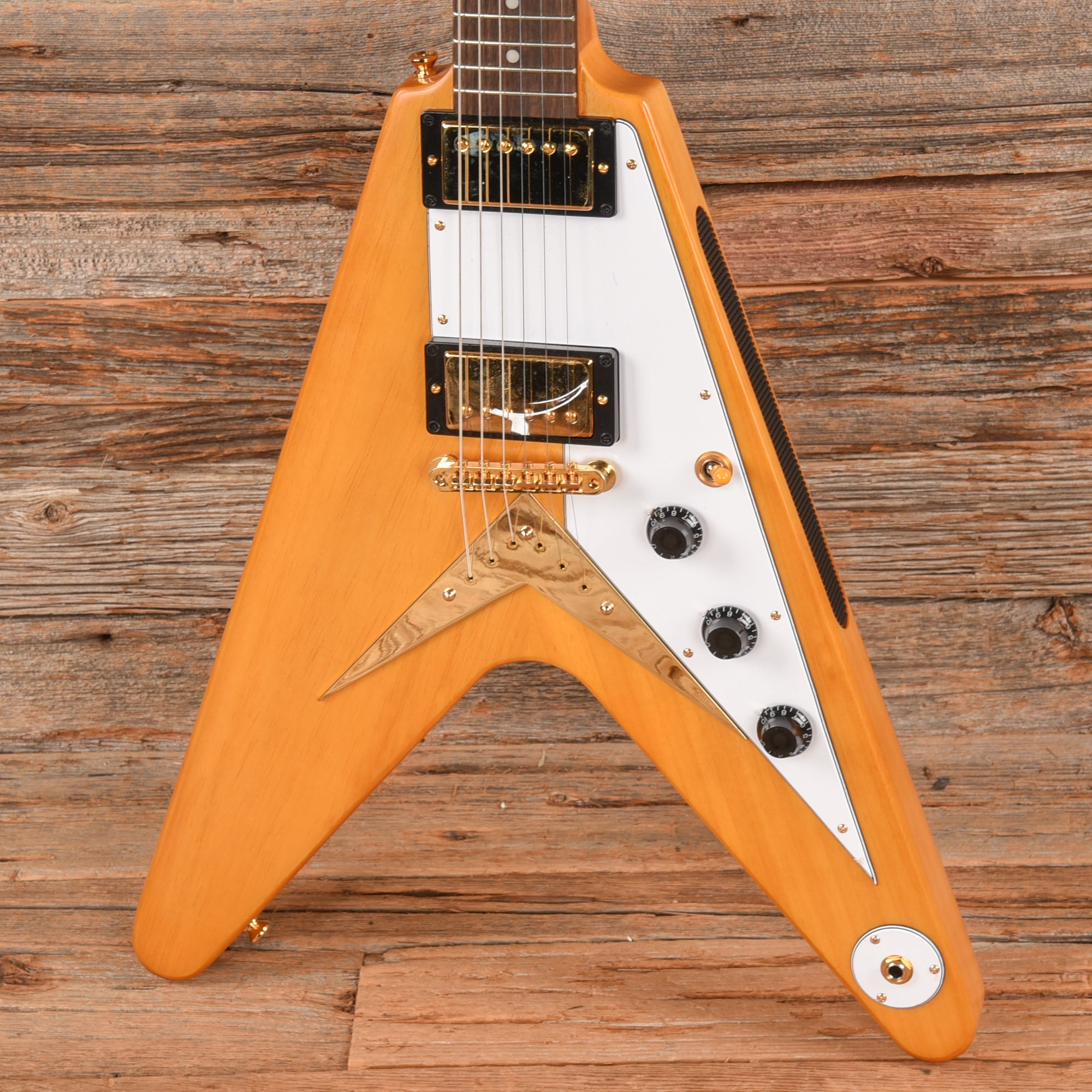 Epiphone Inspired by Gibson Custom '58 Flying V Aged Natural 2023 ...