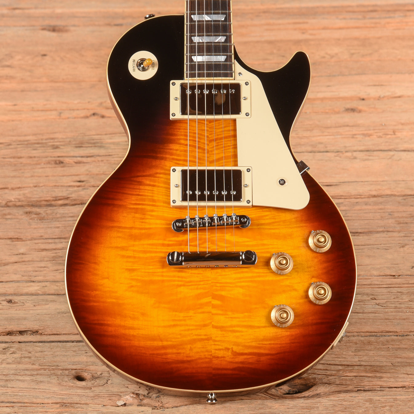 Epiphone "Inspired by Gibson Custom" '59 Les Paul Standard Washed Bour ...