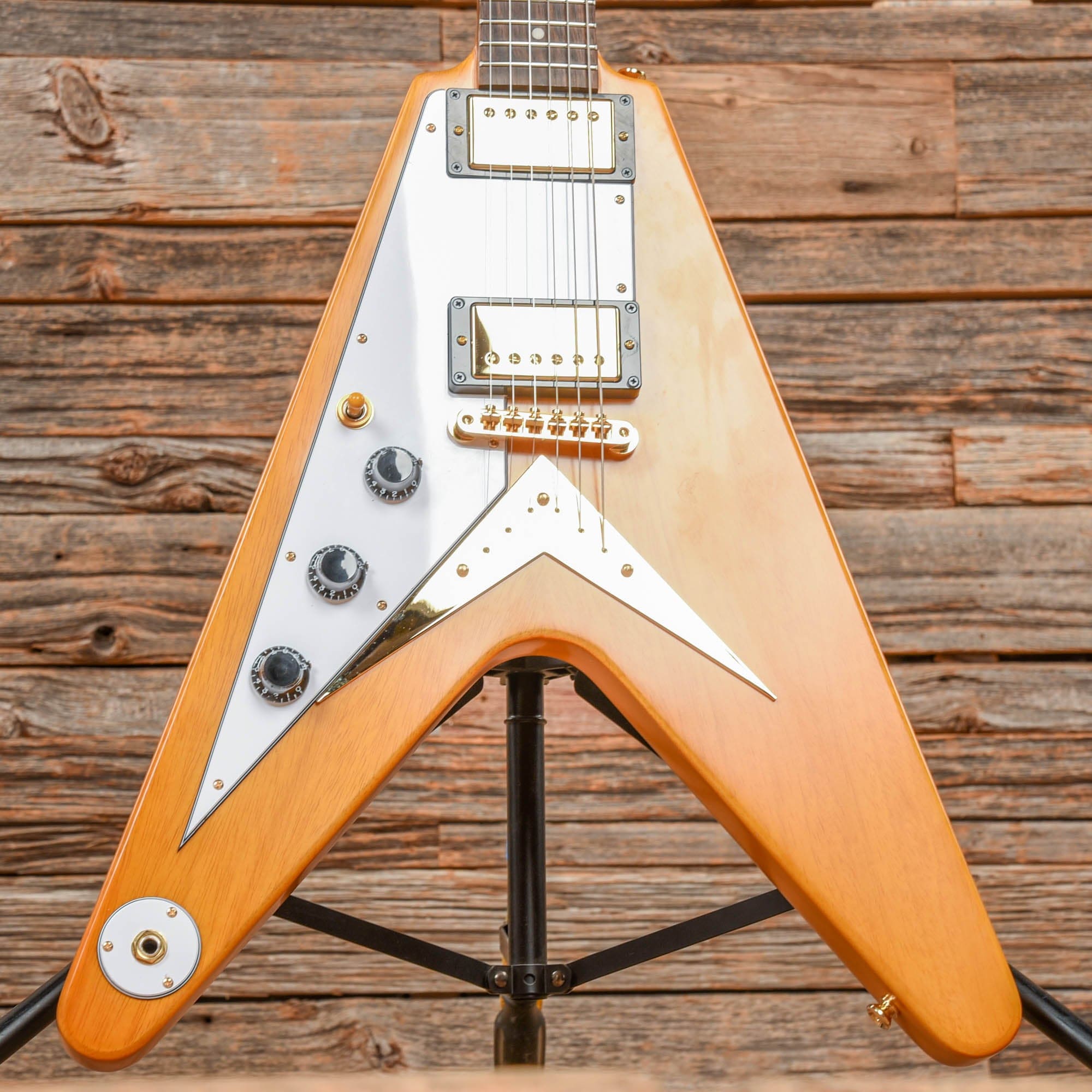 Epiphone Limited Edition '58 Korina Flying V Reissue Natural 2023 LEFT ...