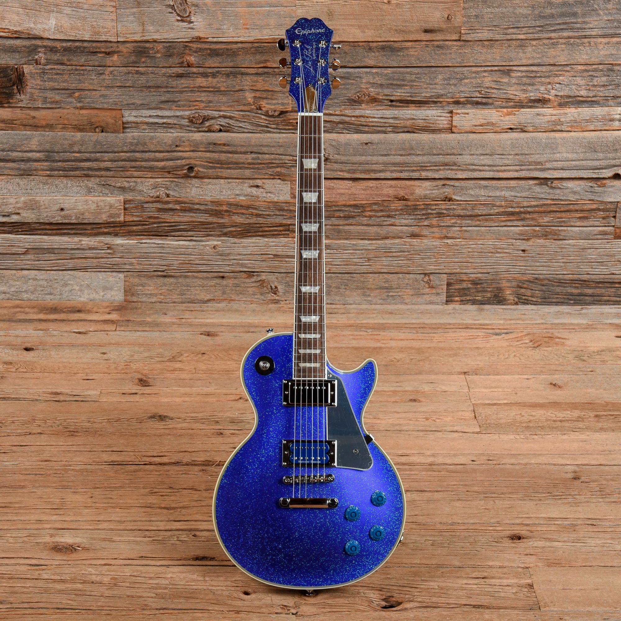 Epiphone Tommy Thayer Signature "Electric Blue" Les Paul Standard Blue ...