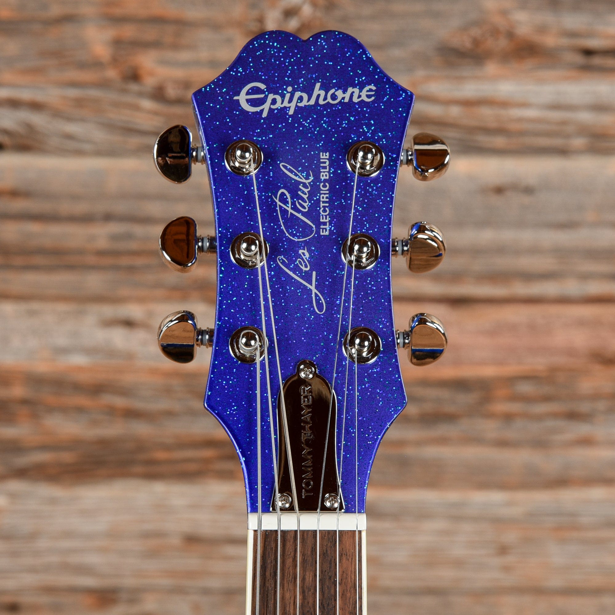 Epiphone Tommy Thayer Signature "Electric Blue" Les Paul Standard Blue ...