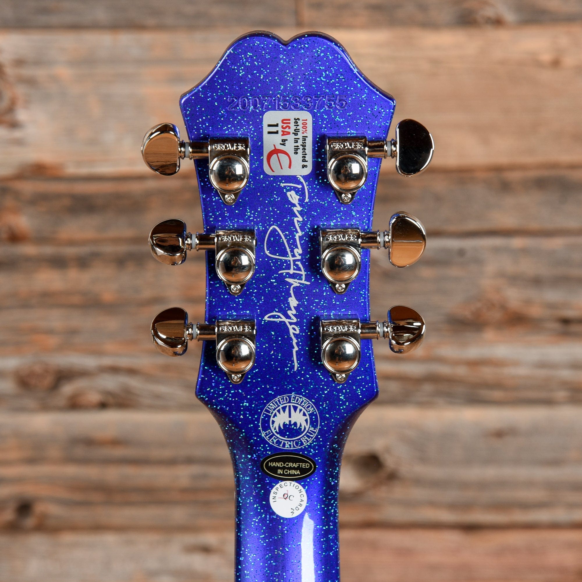 Epiphone Tommy Thayer Signature "Electric Blue" Les Paul Standard Blue ...