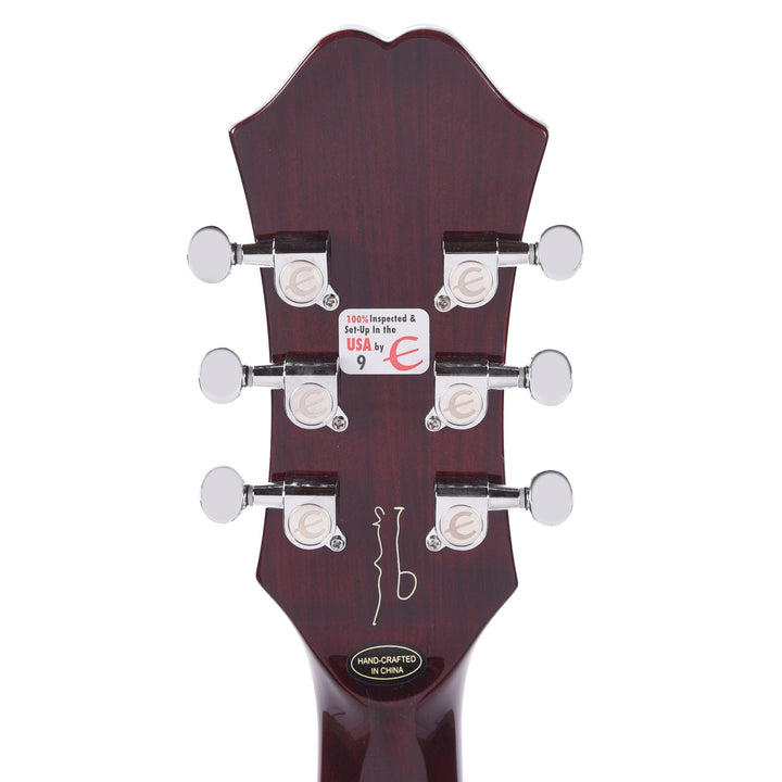 Epiphone Artist Noel Gallagher Riviera Dark Wine Red – Chicago Music ...