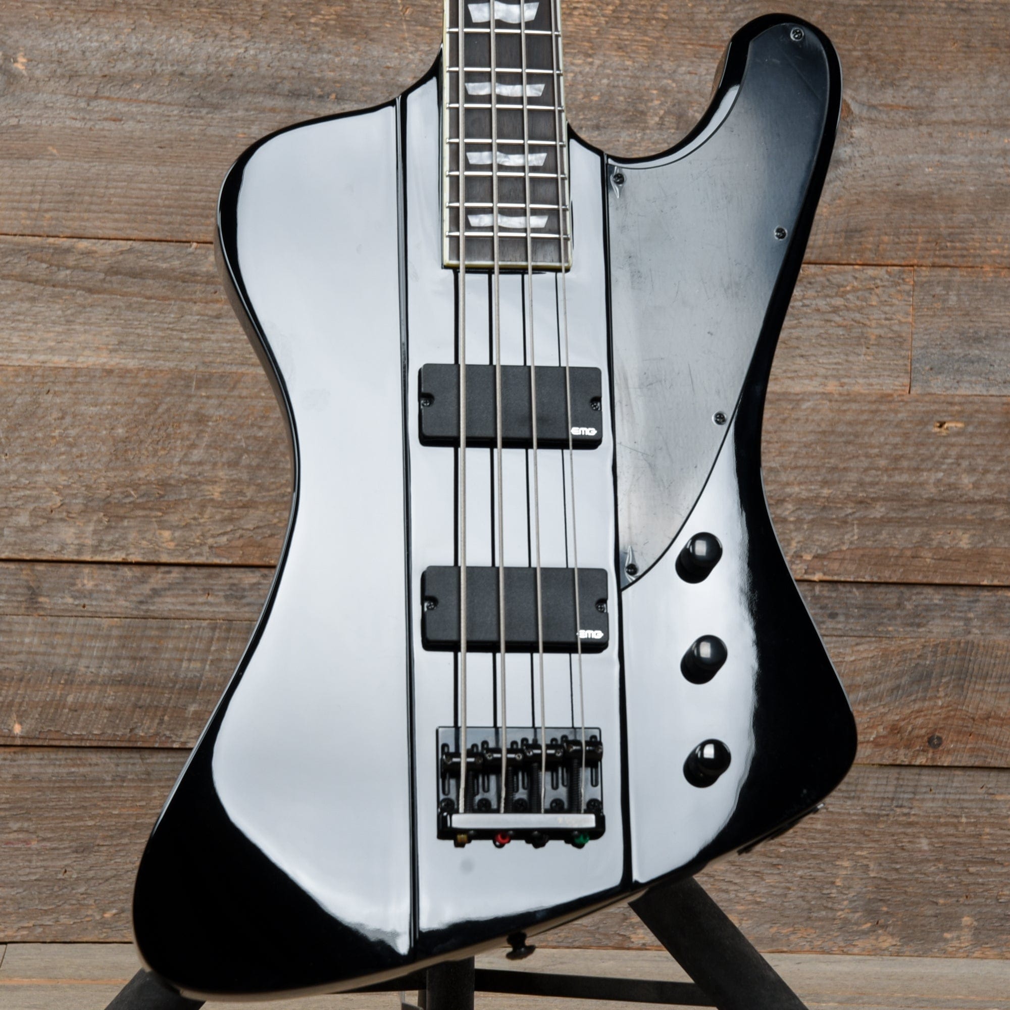 ESP LTD Phoenix-1004 Bass Black – Chicago Music Exchange