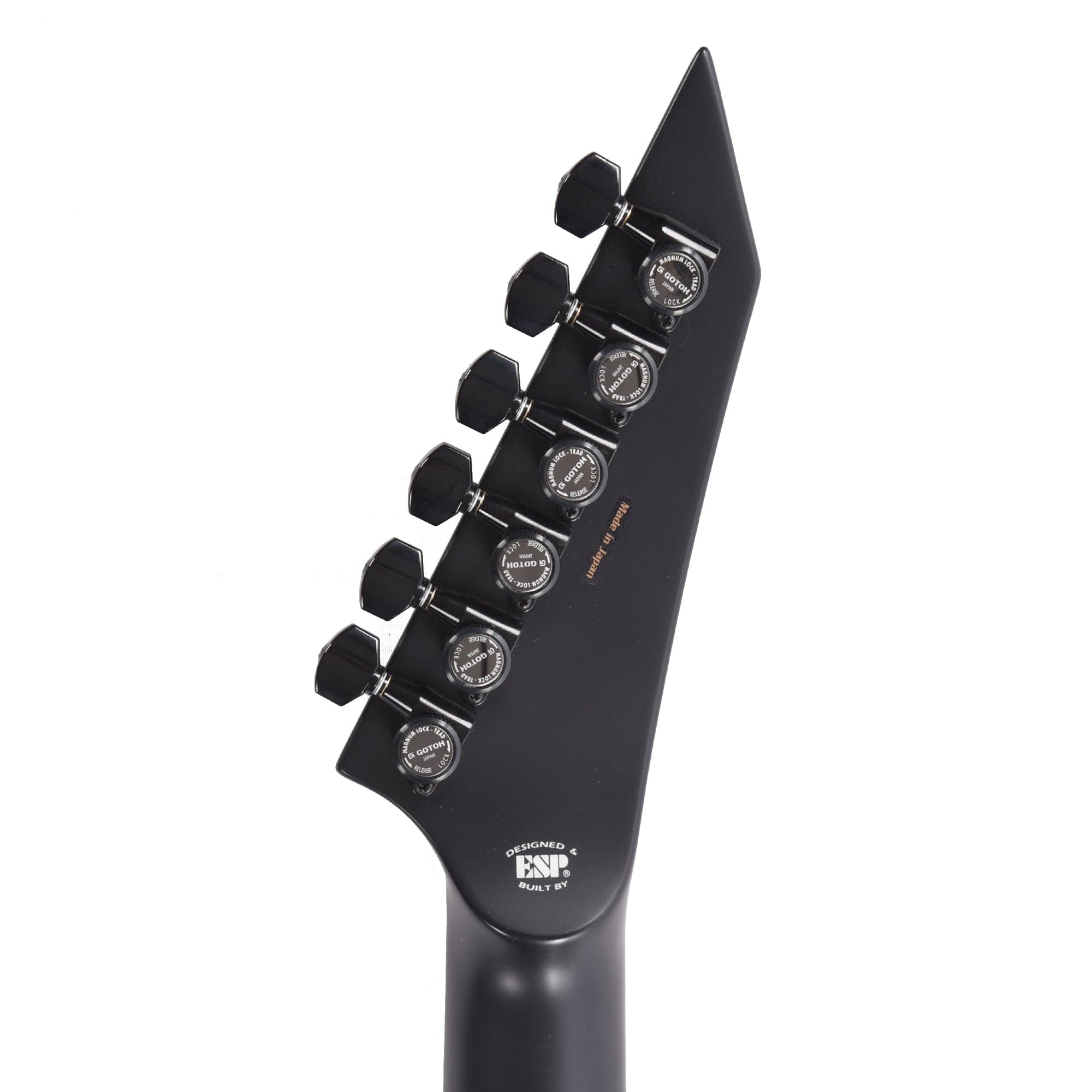 ESP E-II Arrow NT Burl Maple Nebula Black Burst – Chicago Music Exchange