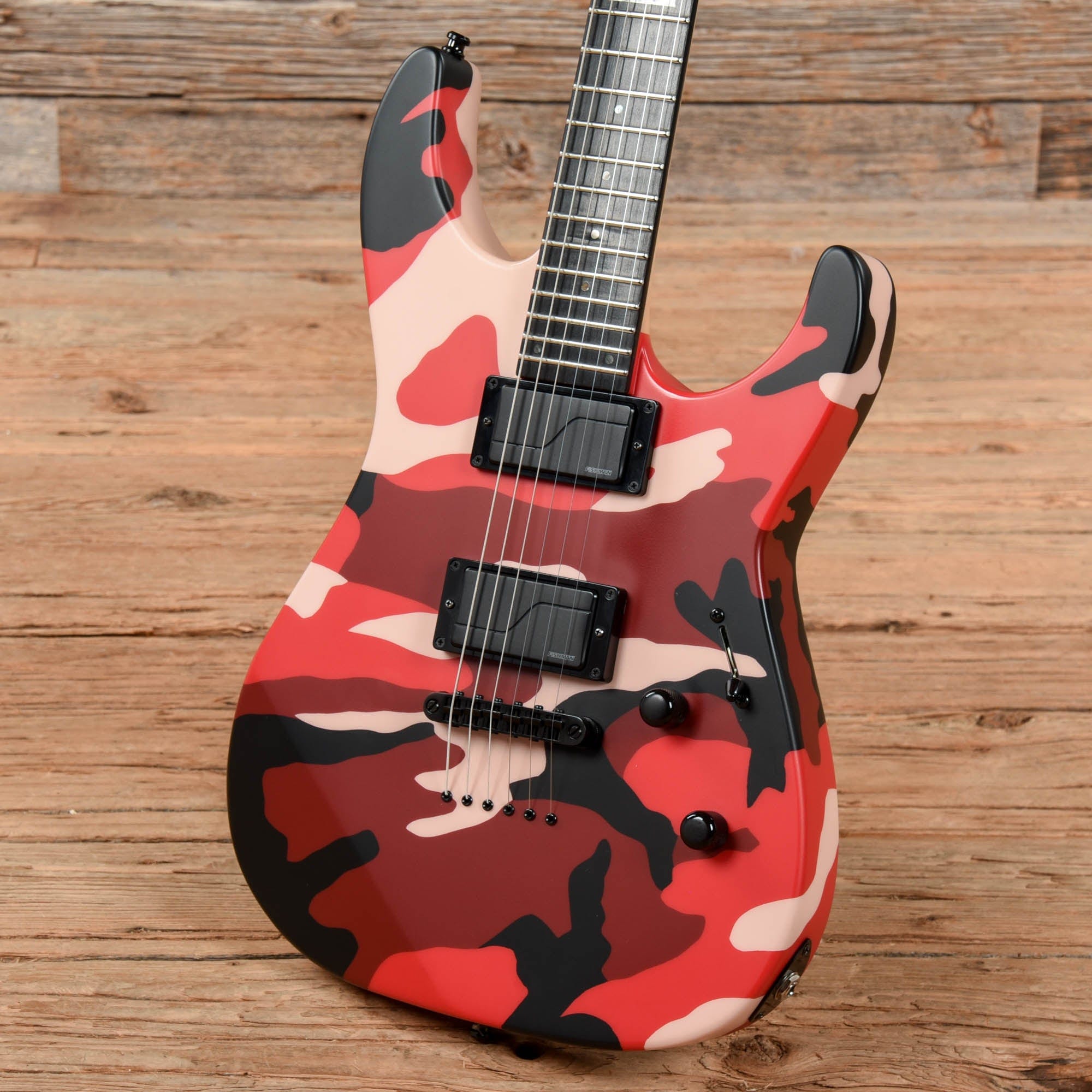 ESP E-II M-II NT Matte Red Camo 2019 – Chicago Music Exchange