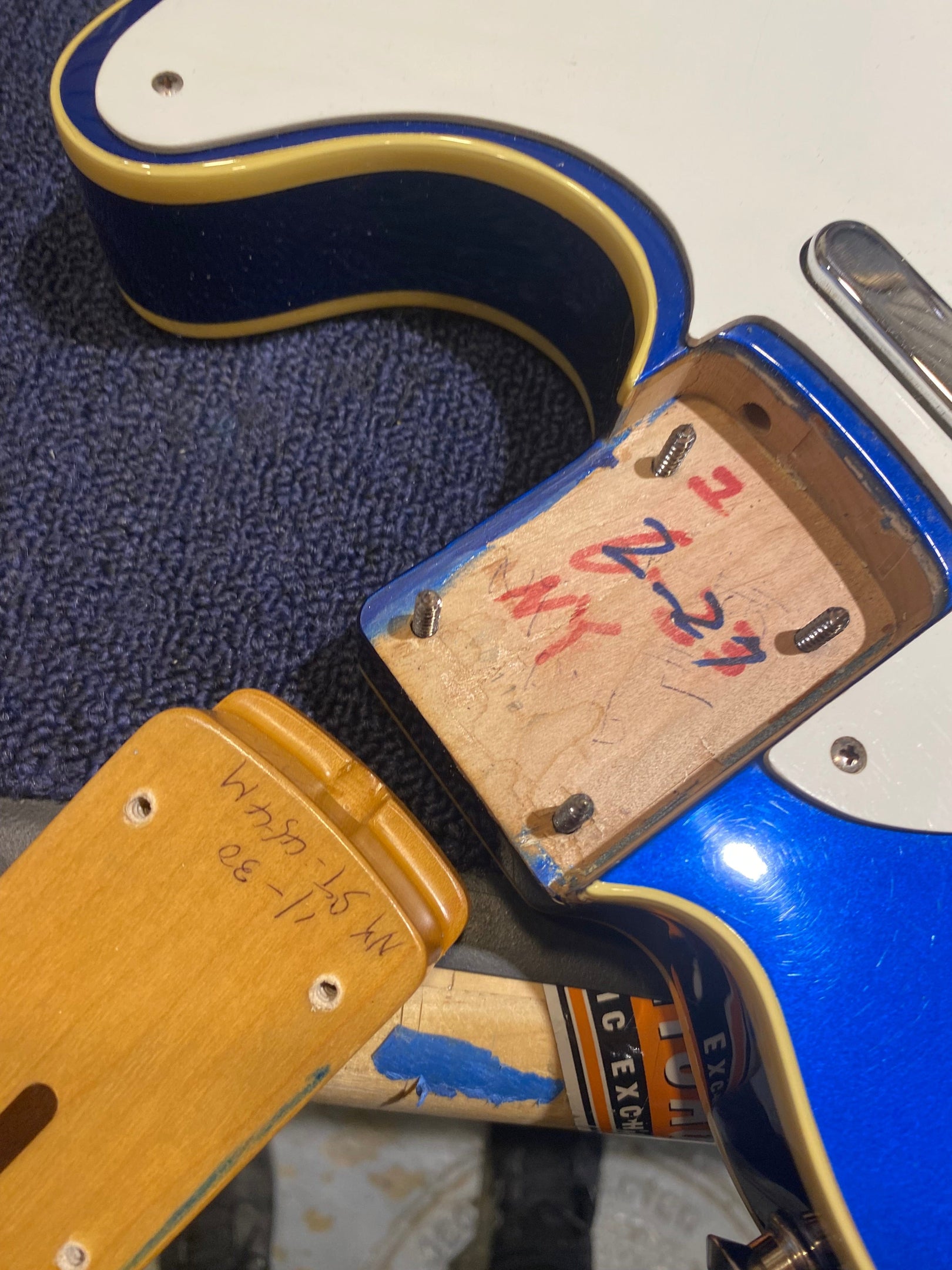 ESP Series 400 Telecaster Style Blue 1980s – Chicago Music Exchange