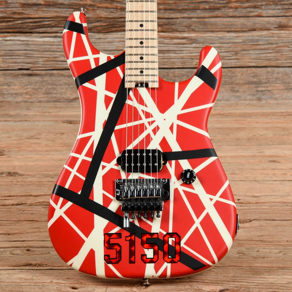 EVH 5150 Striped Series Red / Black / White 2017 – Chicago Music Exchange