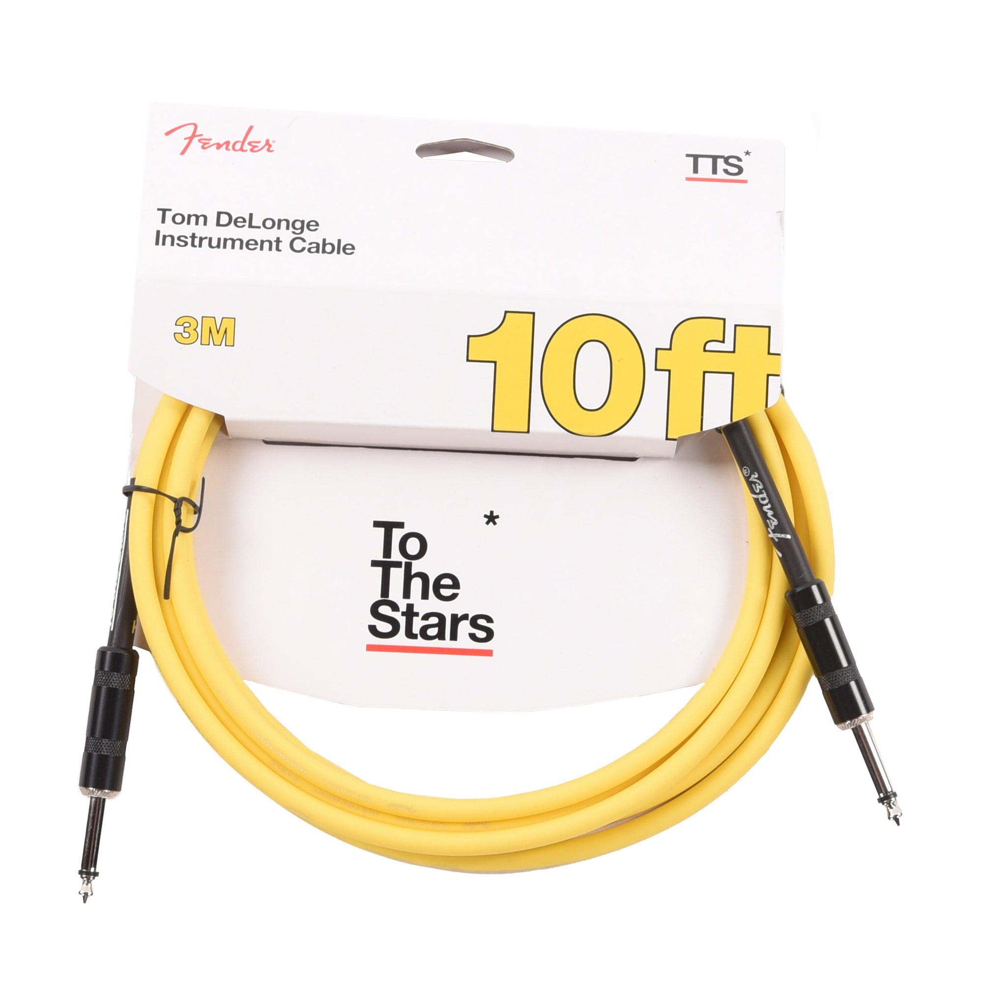 Fender Tom DeLonge 10' To The Stars Instrument Cable Graffiti Yellow ...