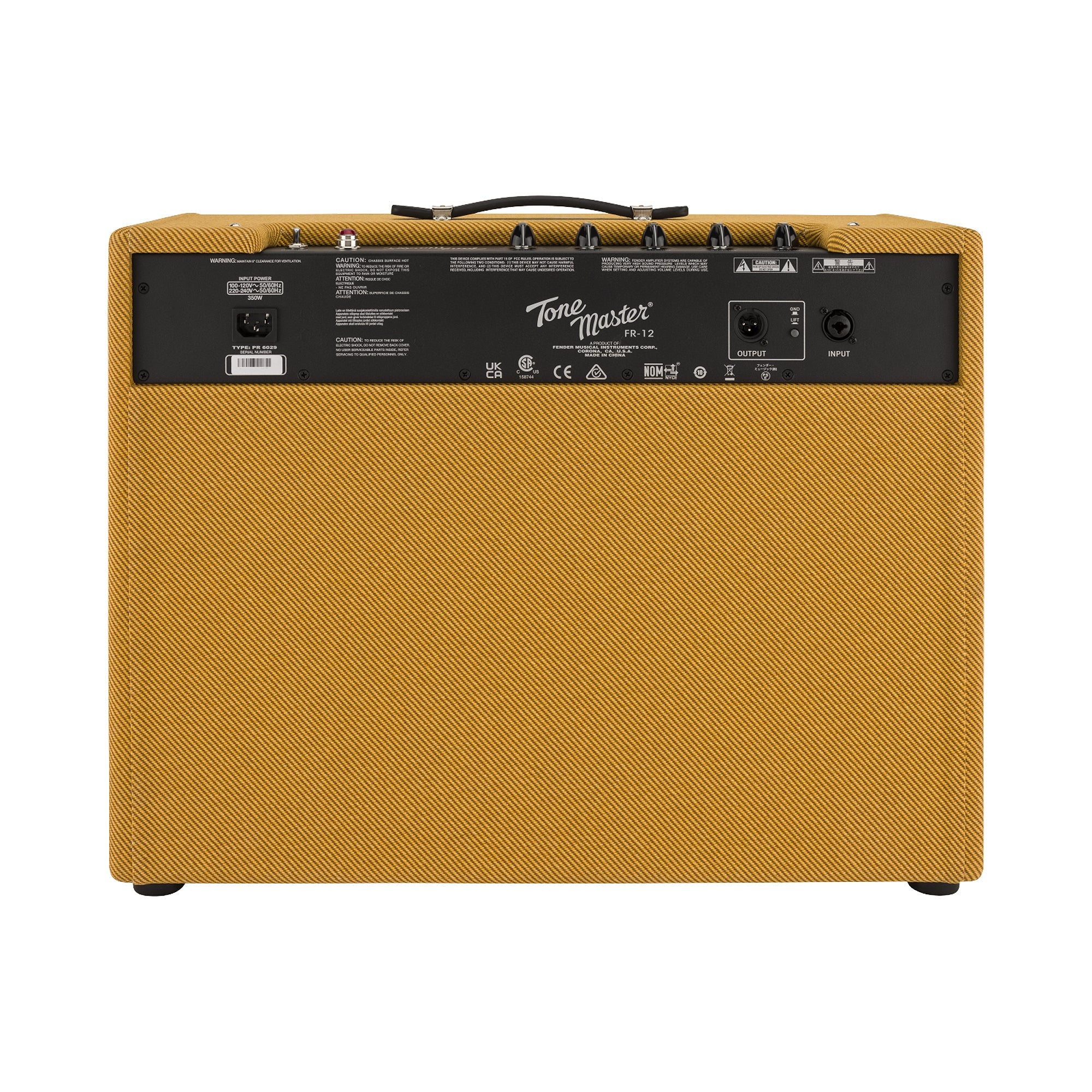 Fender Tone Master FR-12 1x12 Powered Speaker Cabinet Tweed – Chicago ...
