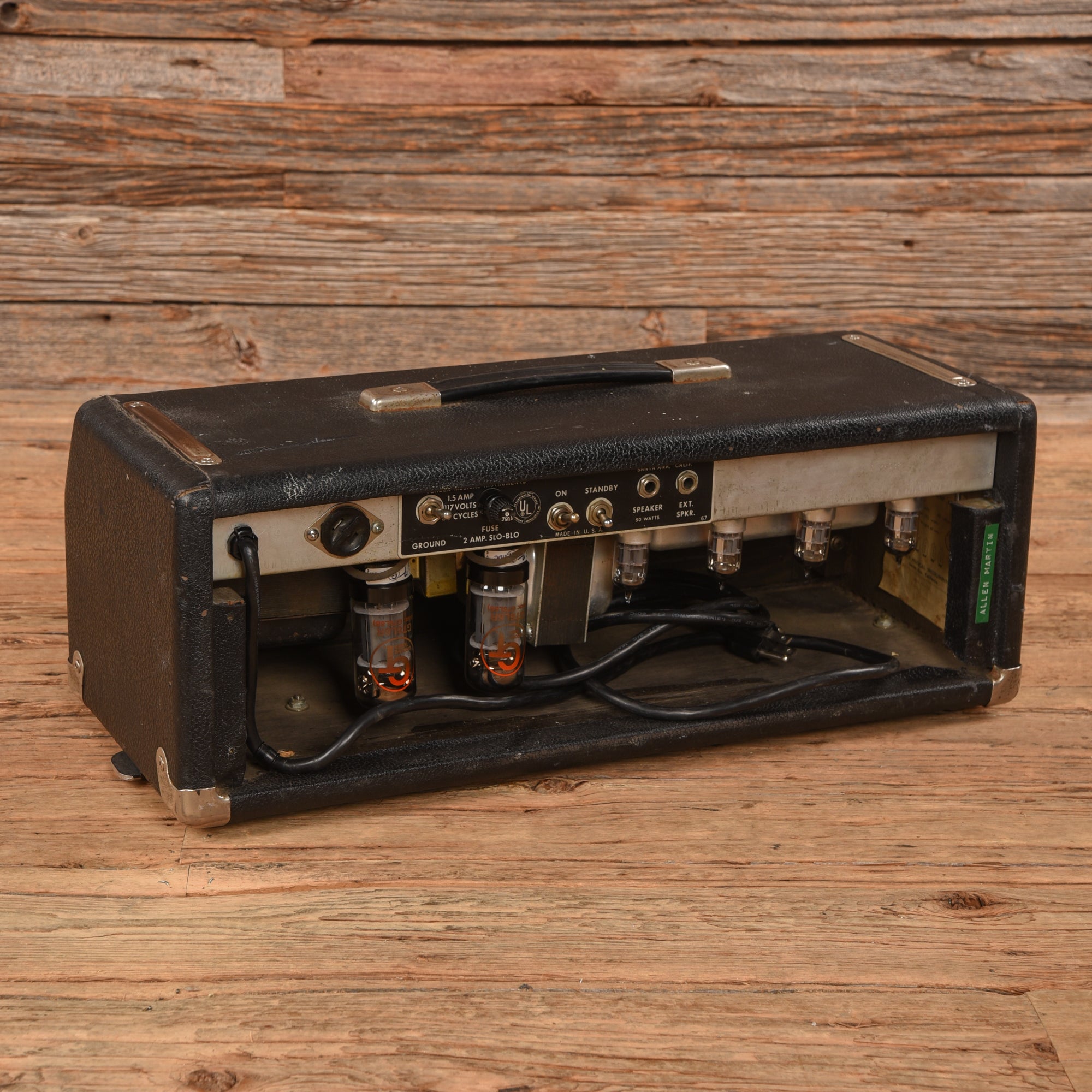 Fender Fender Bassman Drip Edge Head - Dave Amato of REO Speedwagon ...