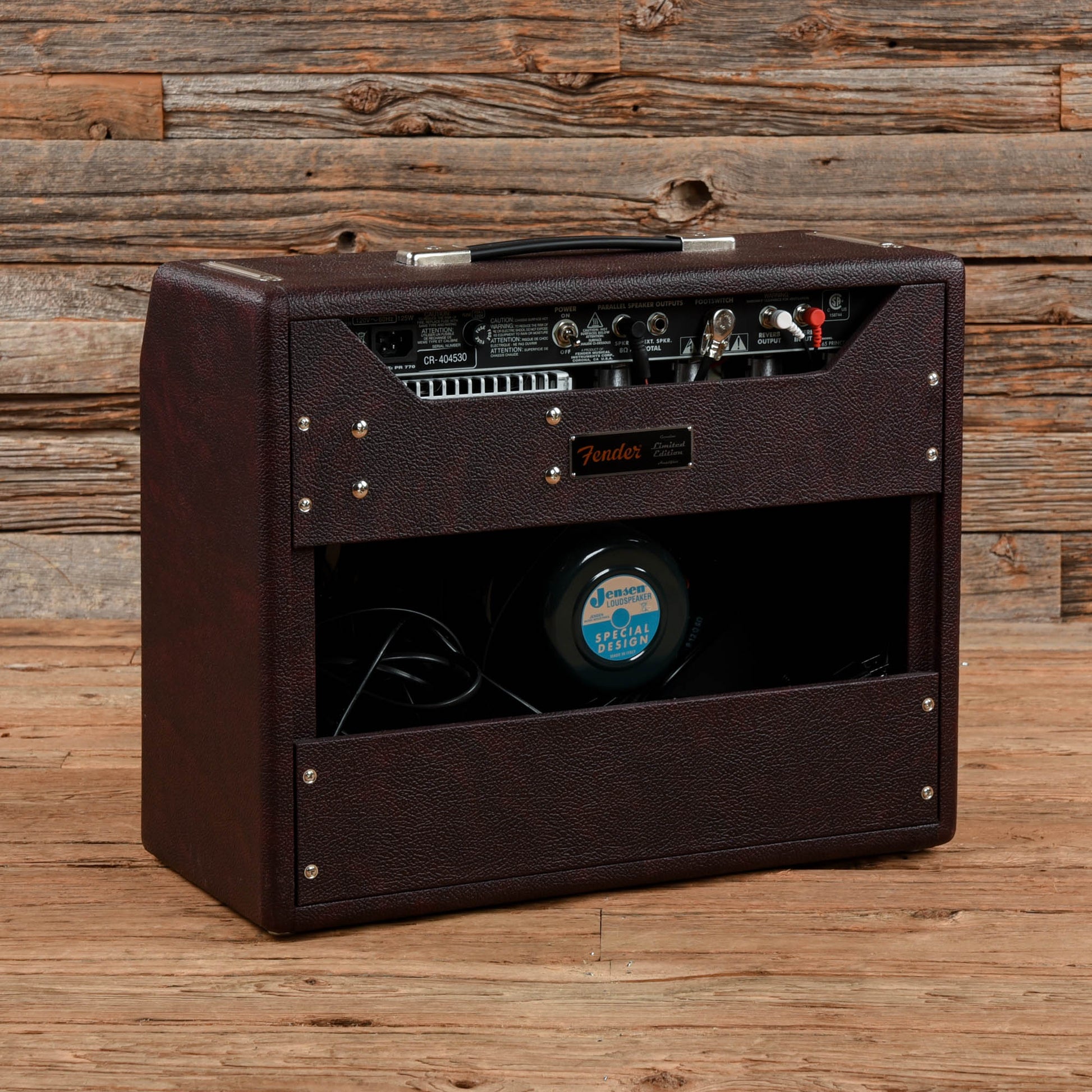 Fender FSR 65 Princeton Reverb Bordeaux Reserve 15-Watt 1x12" Guitar C ...