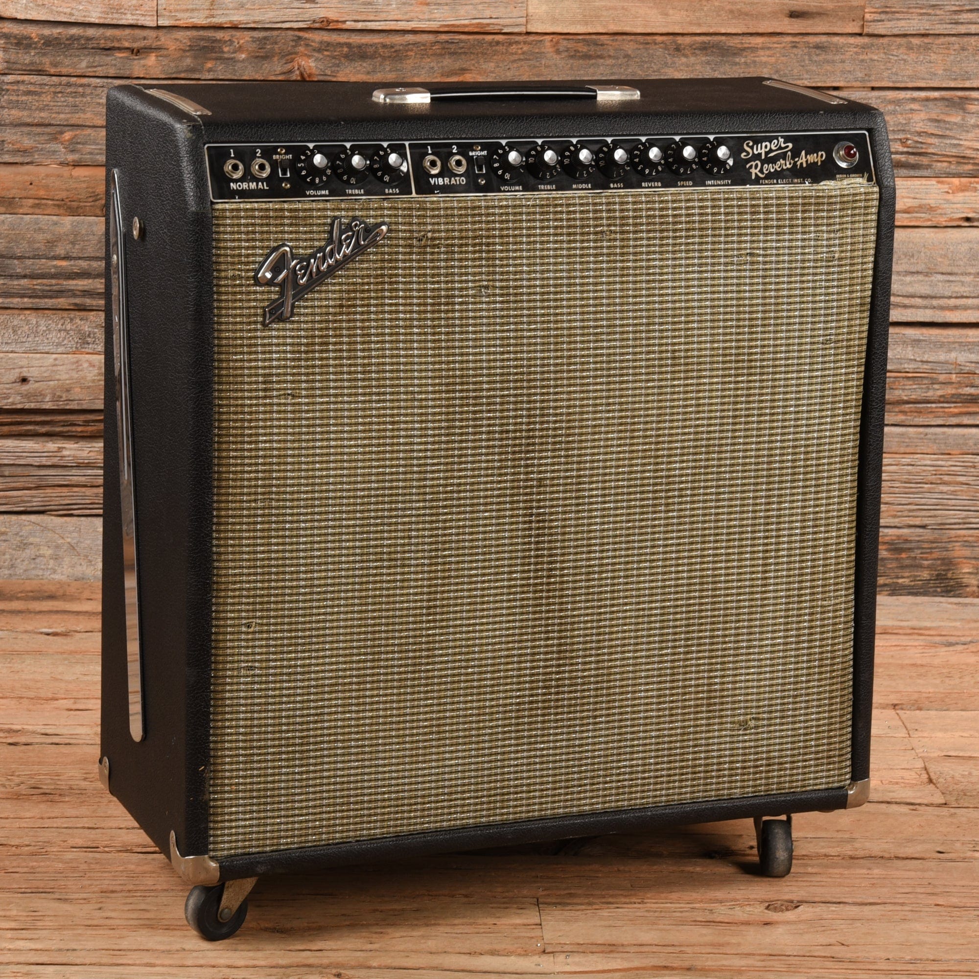 Fender Super Reverb 2-Channel 40-Watt 4x10" Guitar Combo Amp 1973 ...