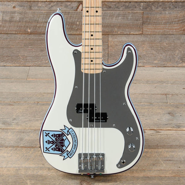 Fender Artist Steve Harris Precision Bass Olympic White – Chicago Music ...