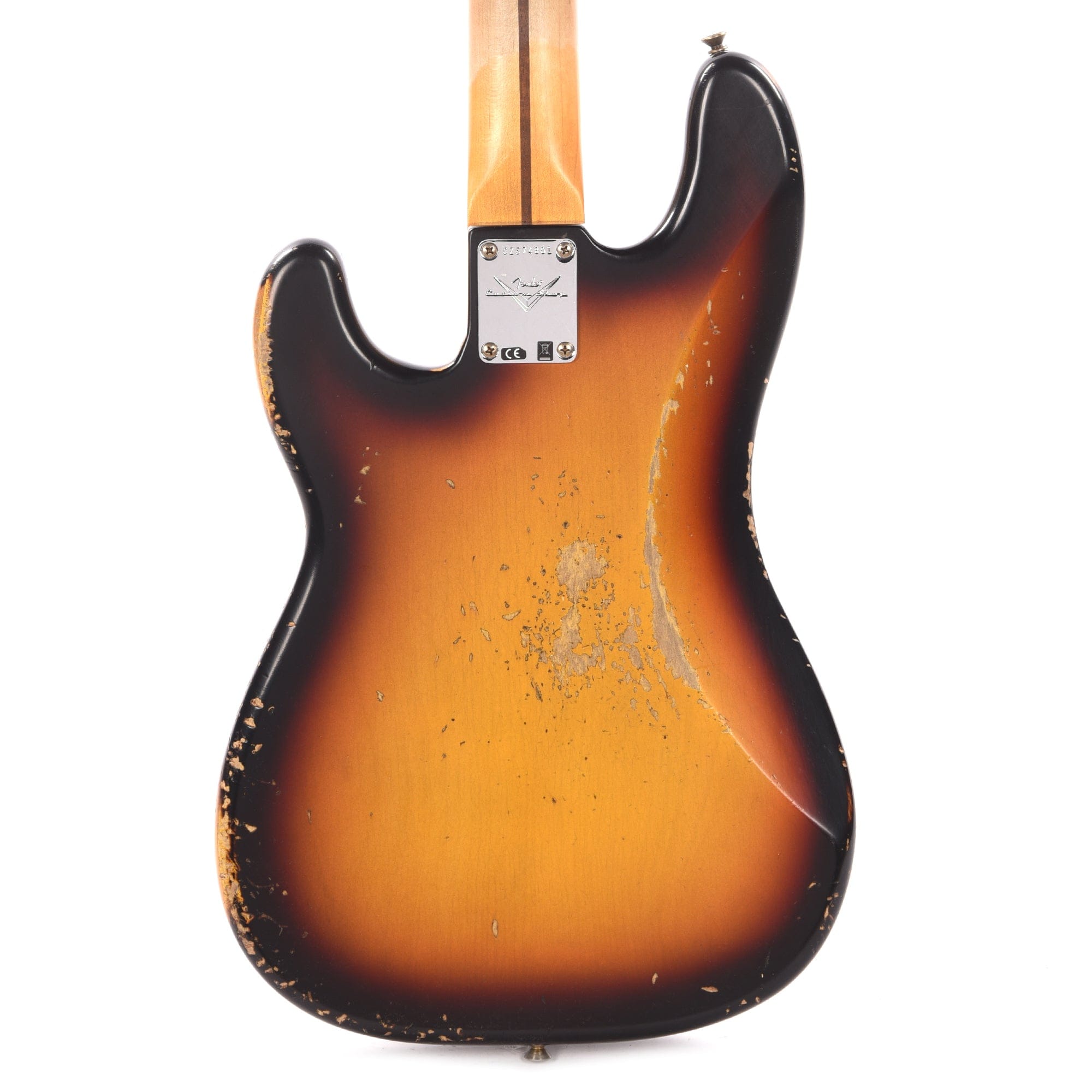 Fender Custom Shop 1958 Precision Bass Heavy Relic 3-Color Sunburst – Chicago Music Exchange