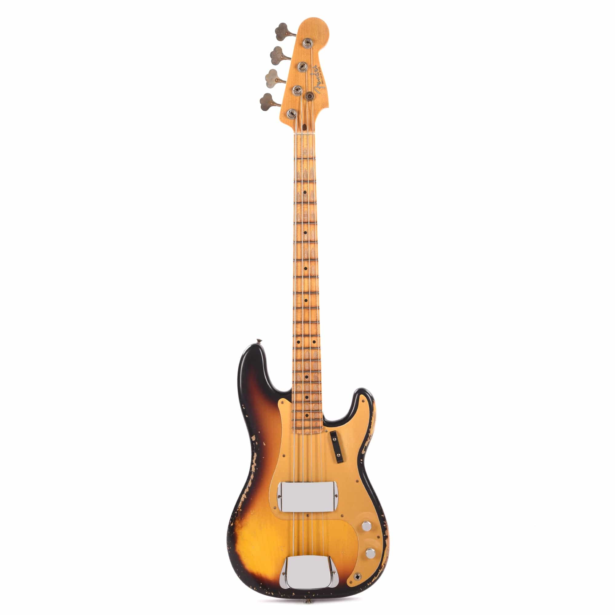 Fender Custom Shop 1958 Precision Bass Heavy Relic 3-Color Sunburst – Chicago Music Exchange