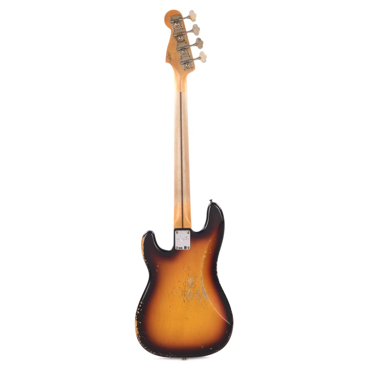 Fender Custom Shop 1958 Precision Bass Heavy Relic 3-Color Sunburst – Chicago Music Exchange