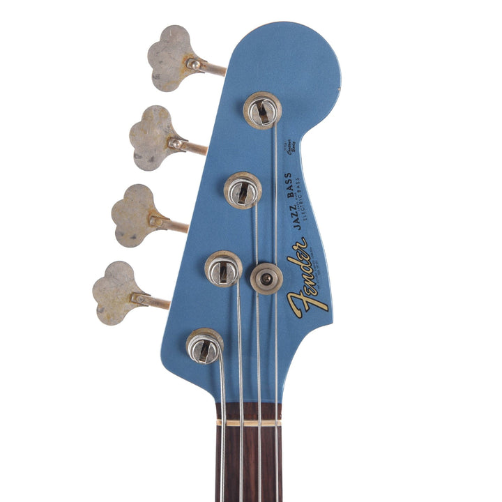 Fender Custom Shop 1960 Jazz Bass Journeyman Aged Lake Placid Blue w/P – Chicago Music Exchange