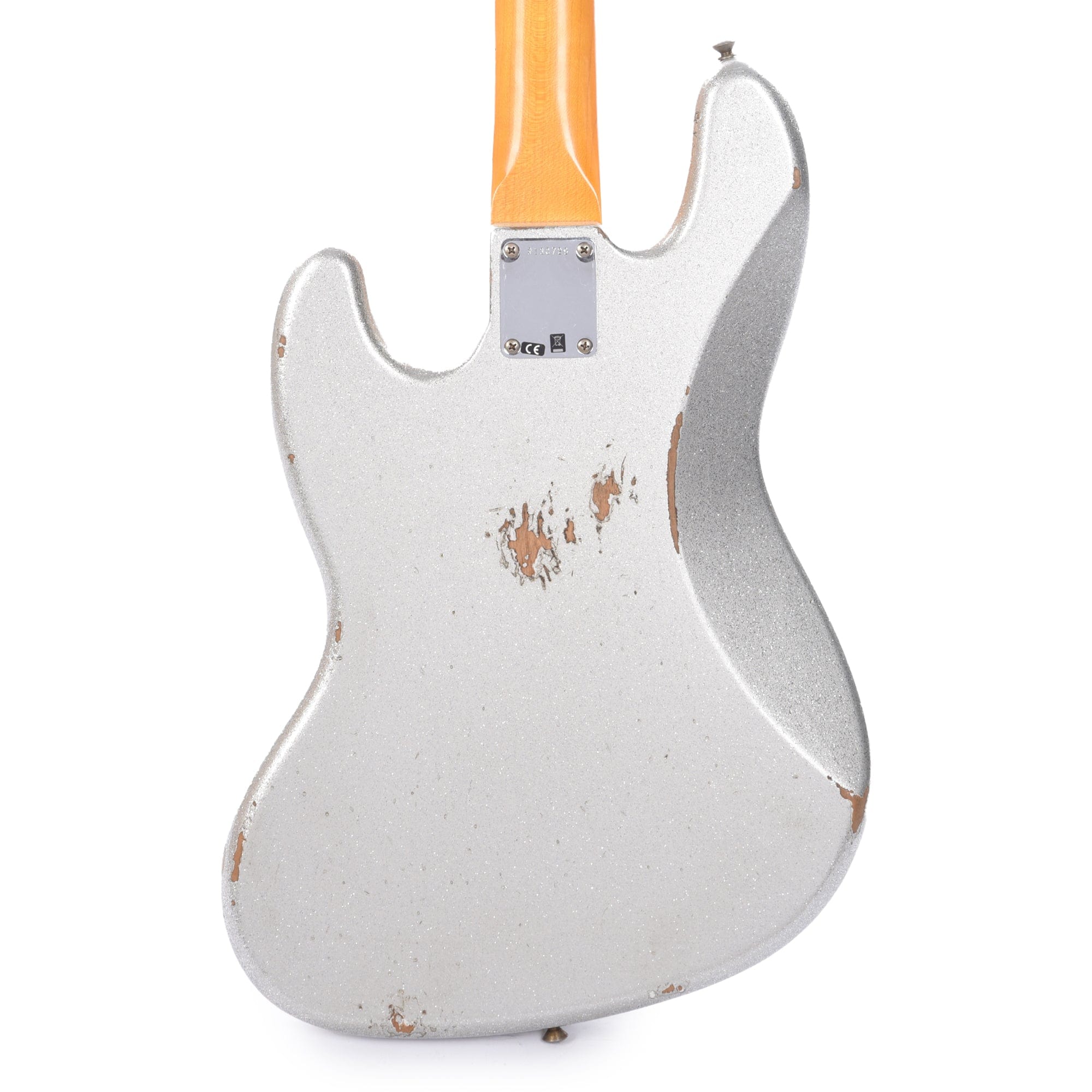 Fender Custom Shop 1960 Jazz Bass Relic Faded Inca Silver Sparkle w/Pa ...
