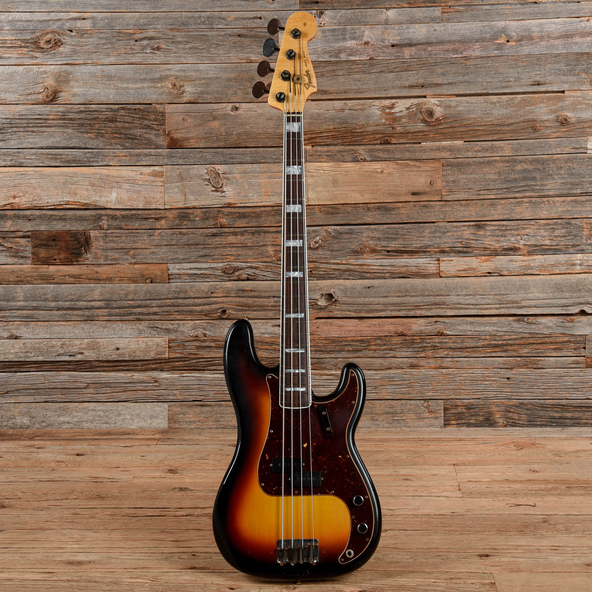 Fender Custom Shop Limited Edition PJ Bass Journeyman Relic Sunburst 2 ...