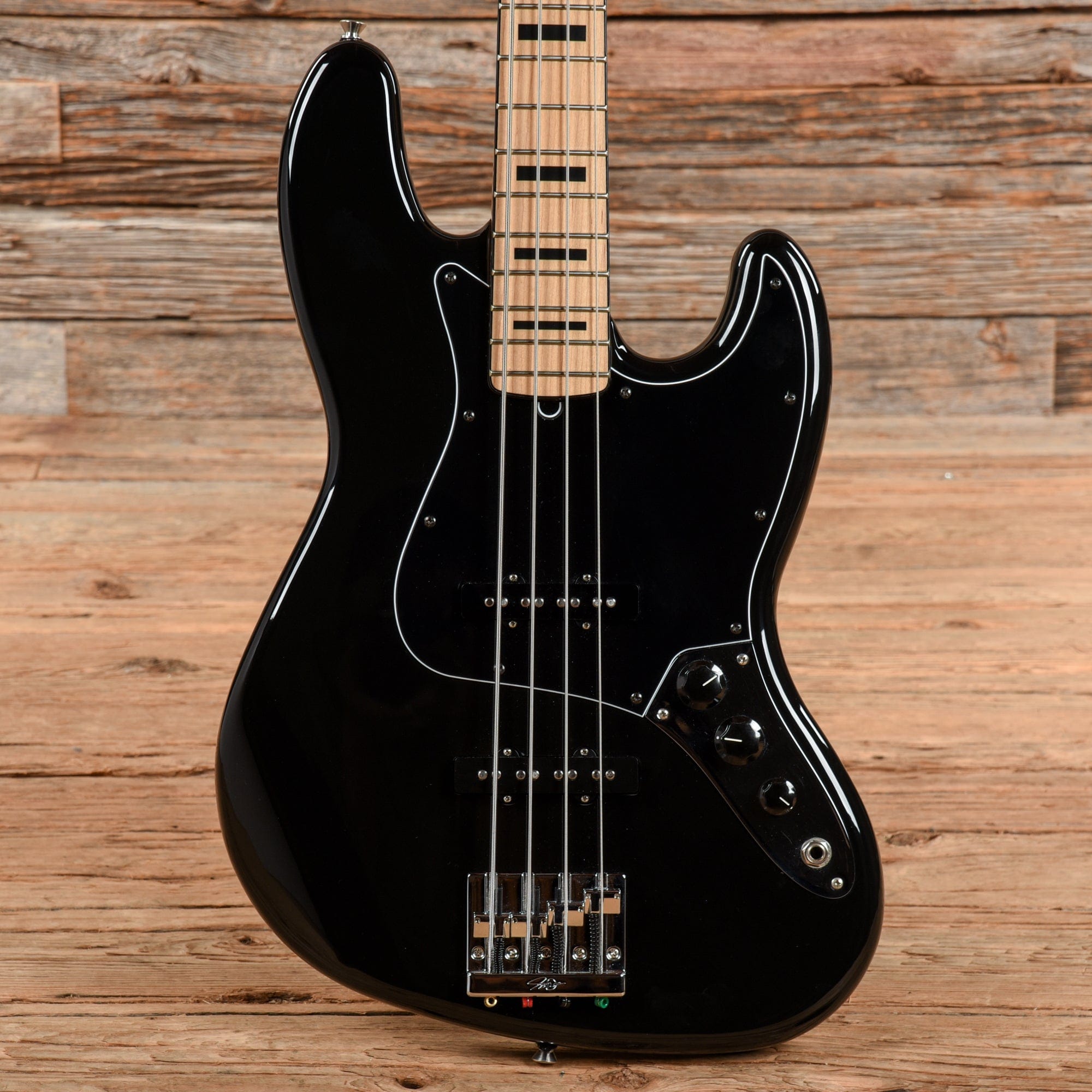 Fender Geddy Lee Signature Jazz Bass Black – Chicago Music Exchange