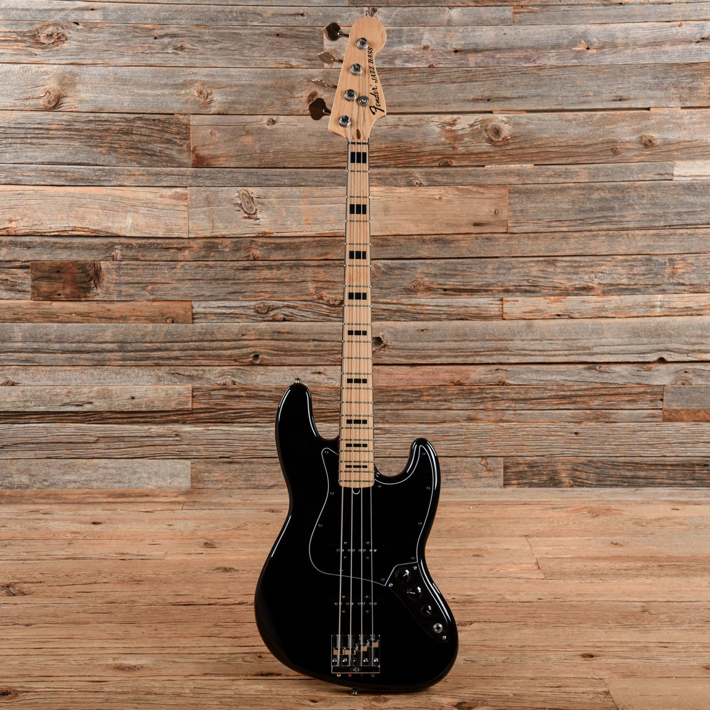 Fender Geddy Lee Signature Jazz Bass Black – Chicago Music Exchange