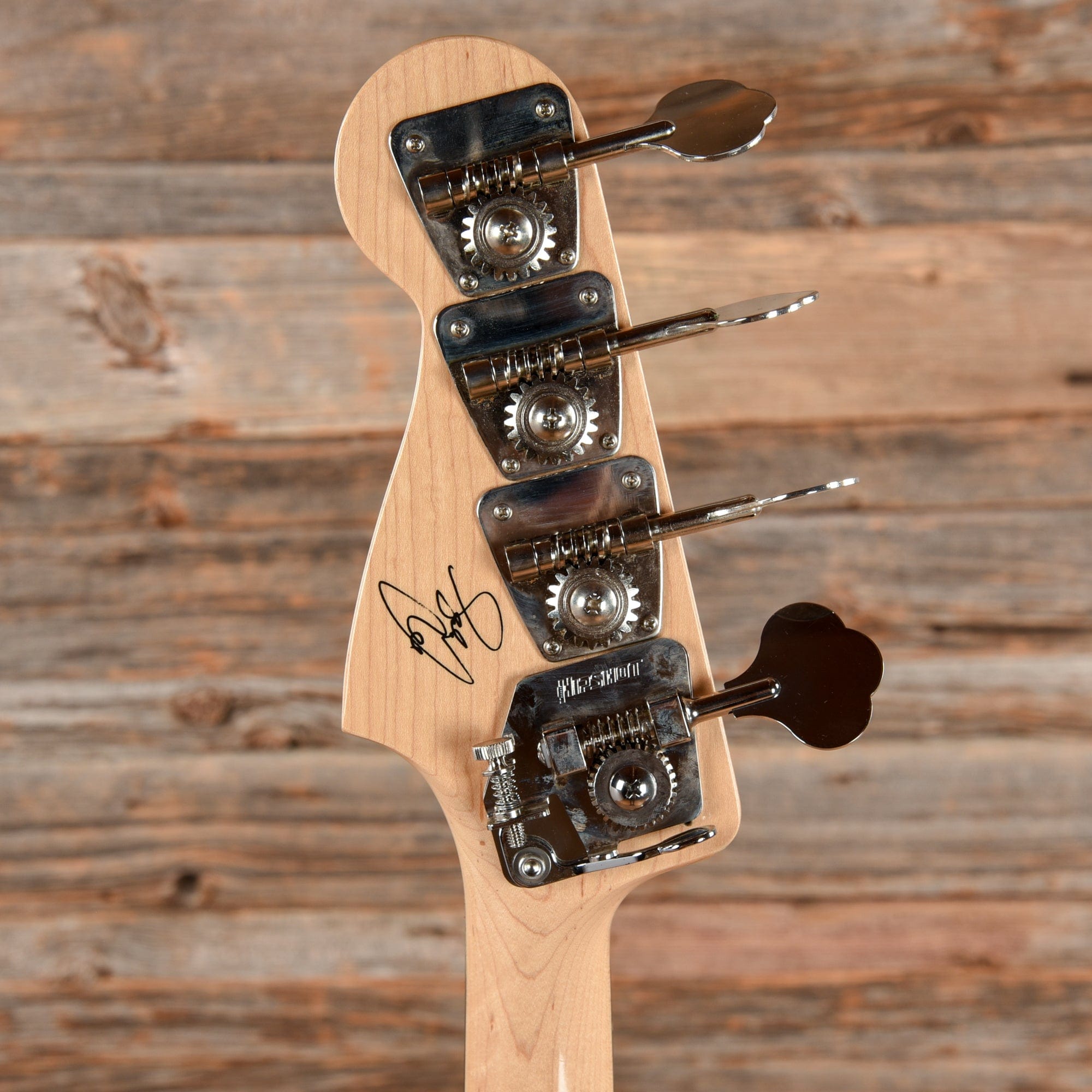 Fender Geddy Lee Signature Jazz Bass Black – Chicago Music Exchange