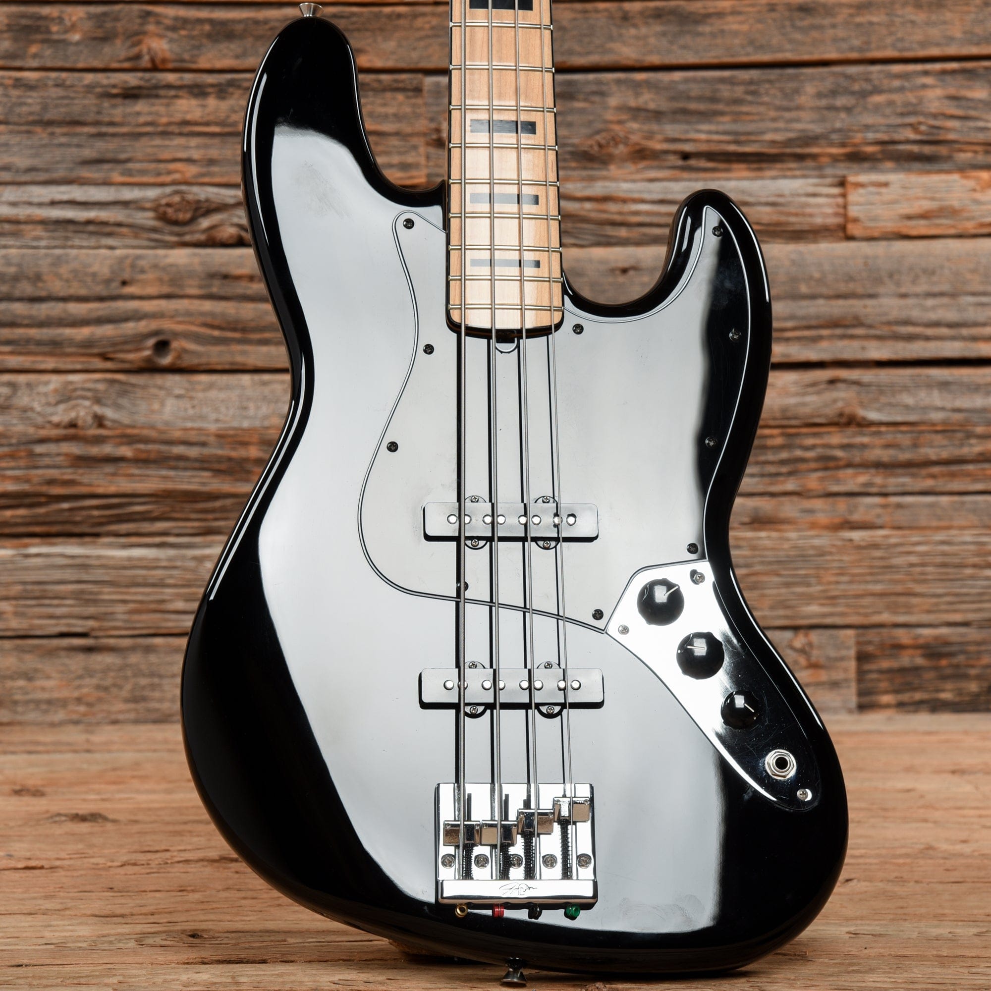 Fender Geddy Lee Signature Jazz Bass Black – Chicago Music Exchange
