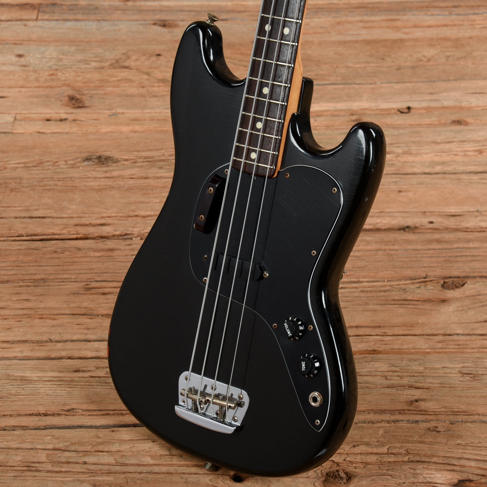 Fender Music Master Bass Black 1978 – Chicago Music Exchange