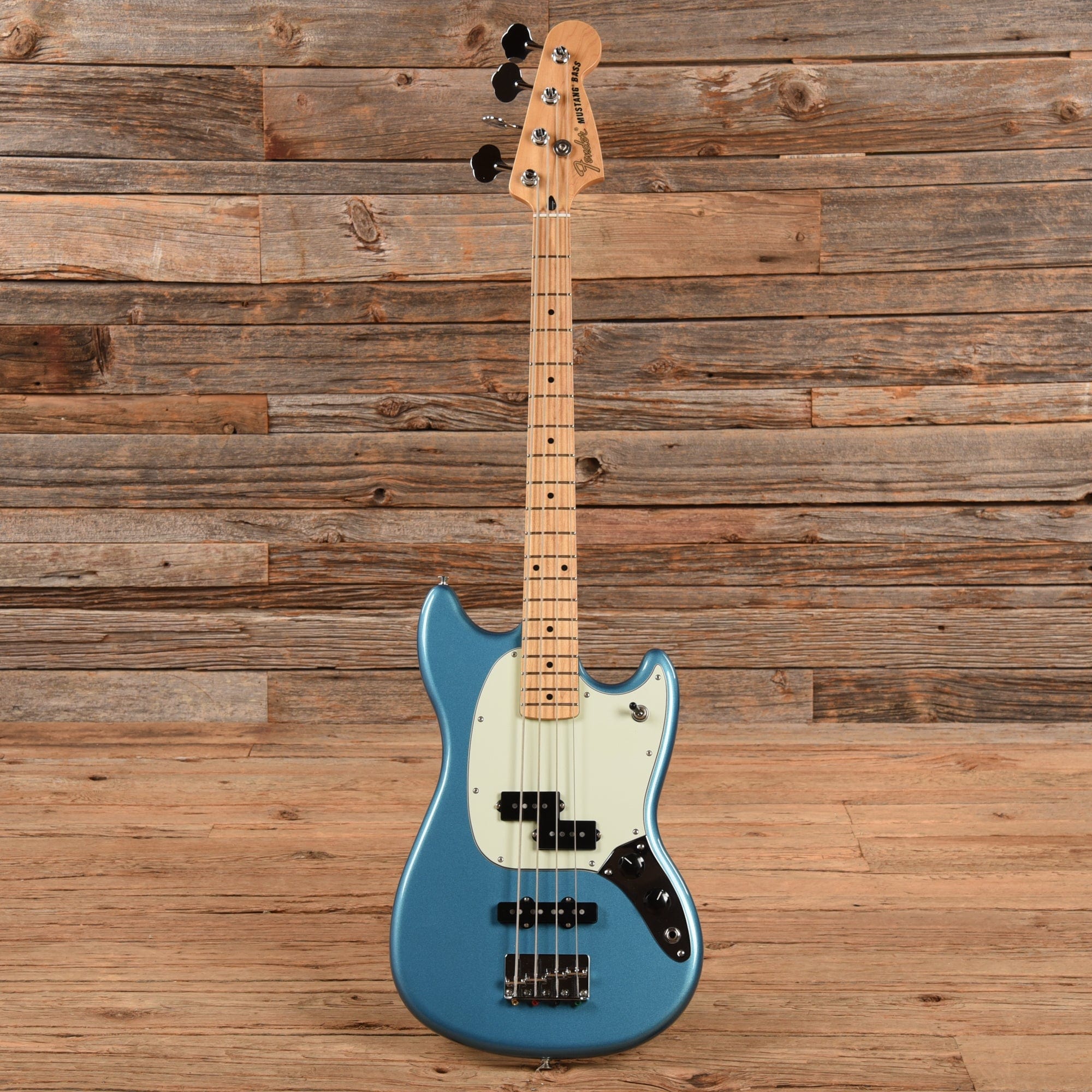Fender Player Mustang PJ Bass Tidepool 2019 – Chicago Music Exchange