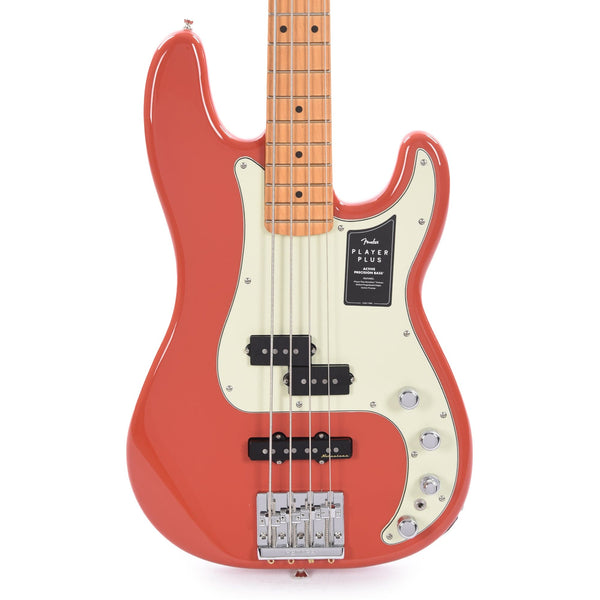 Fender Player Plus Precision Bass Fiesta Red – Chicago Music Exchange