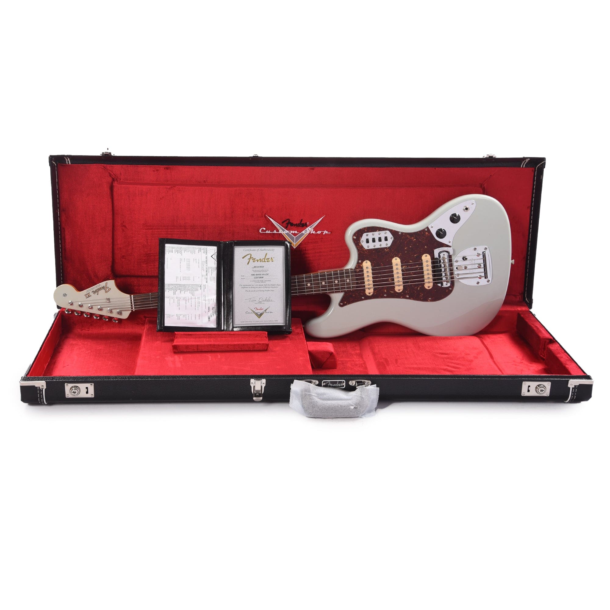 Fender Custom Shop 1962 Bass VI Deluxe Closet Classic Super Aged Sonic ...