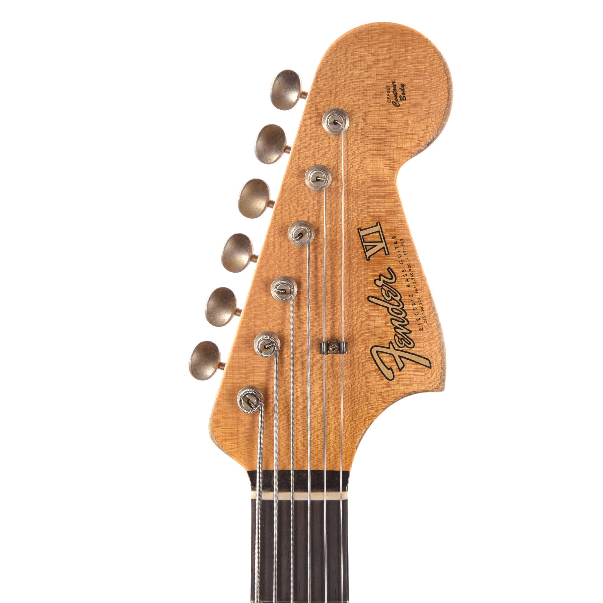 Fender Custom Shop 1962 Bass VI Heavy Relic Super Aged Surf Burst Spar ...