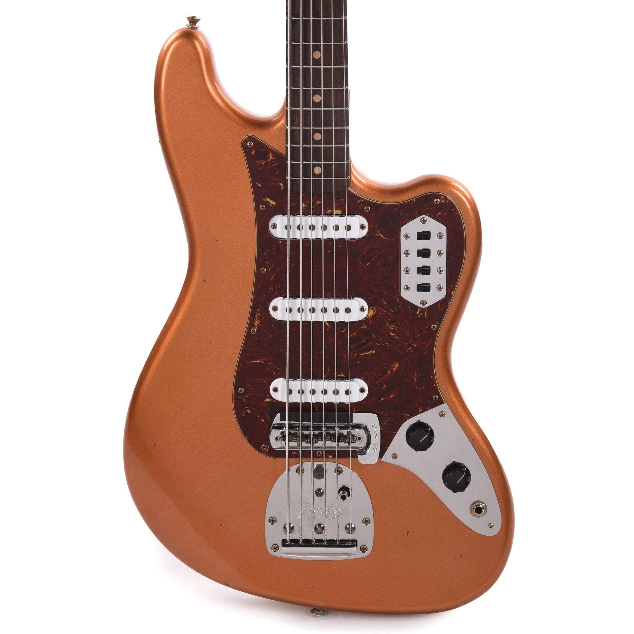 Fender Custom Shop 1962 Bass VI Journeyman Relic Super Faded Burnt Cop ...