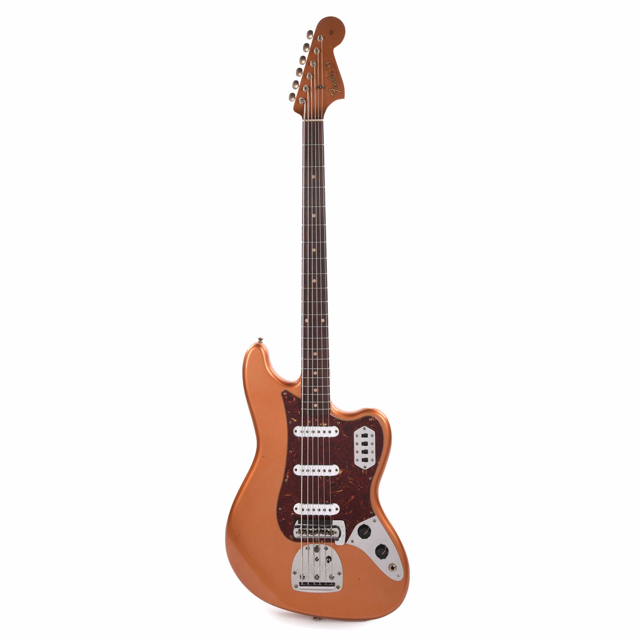 Fender Custom Shop 1962 Bass VI Journeyman Relic Super Faded Burnt Cop ...