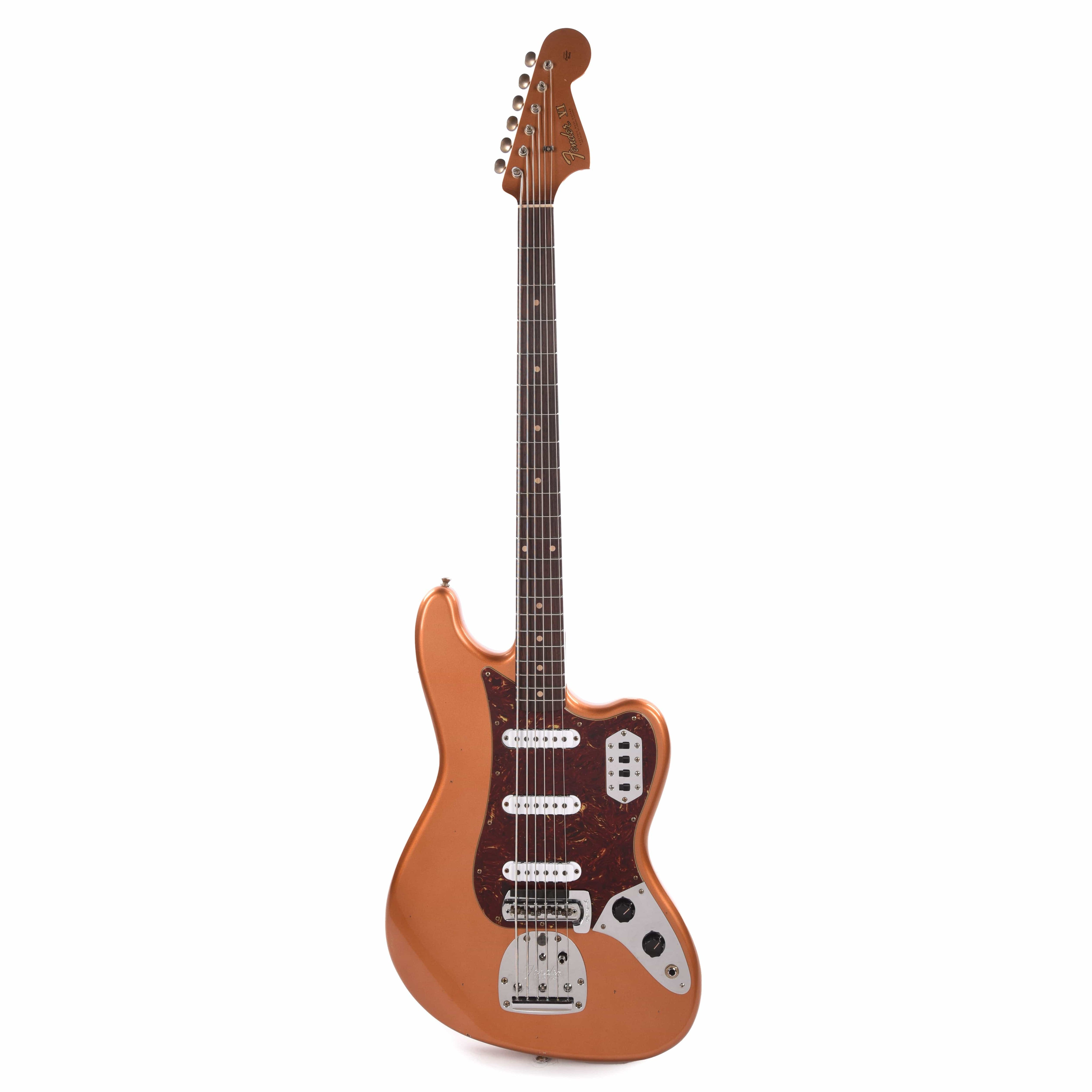 Fender Custom Shop 1962 Bass VI Journeyman Relic Super Faded Burnt Cop ...