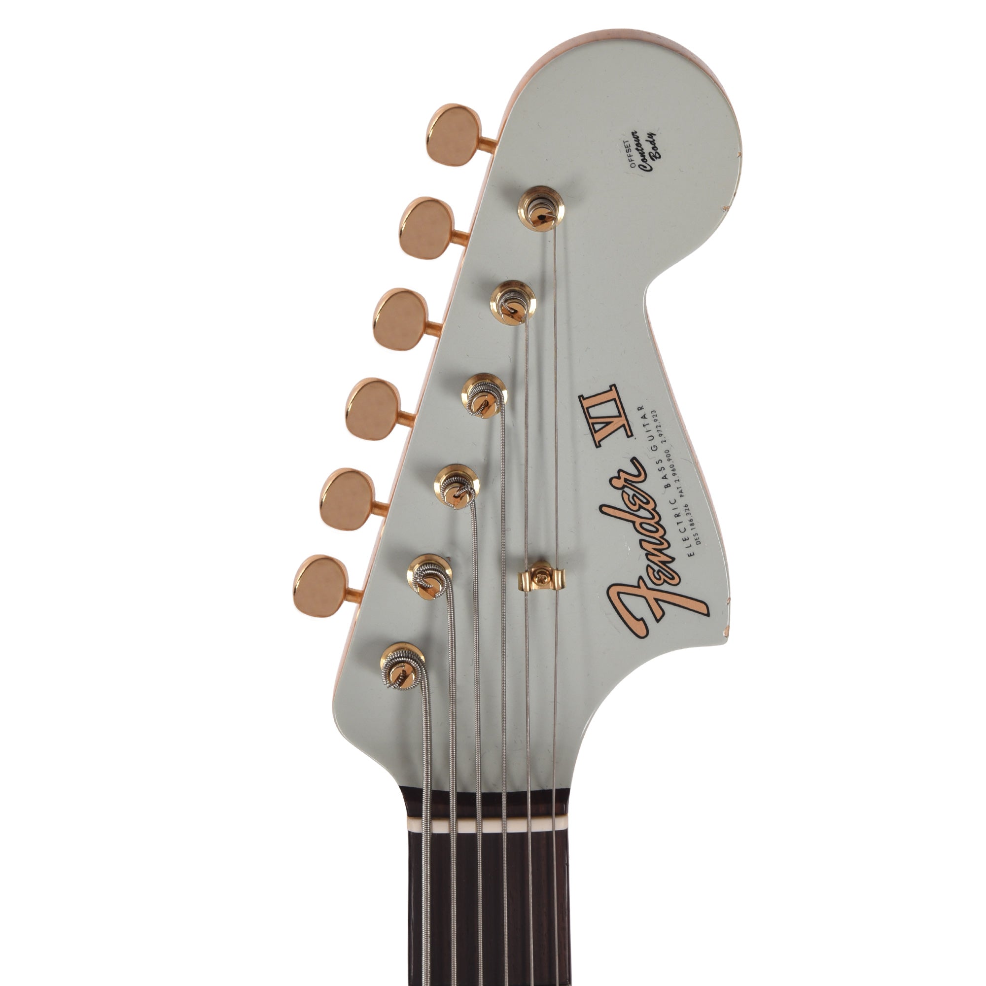 Fender Custom Shop 1966 Bass VI Journeyman Relic Faded Aged Sonic Blue ...