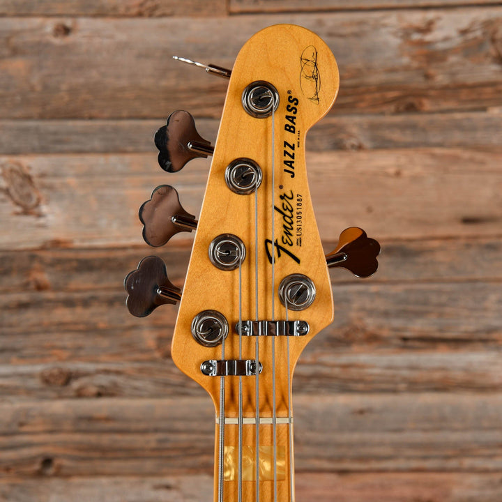 Fender Marcus Miller Artist Series Signature Jazz Bass V Sunburst 2014 ...