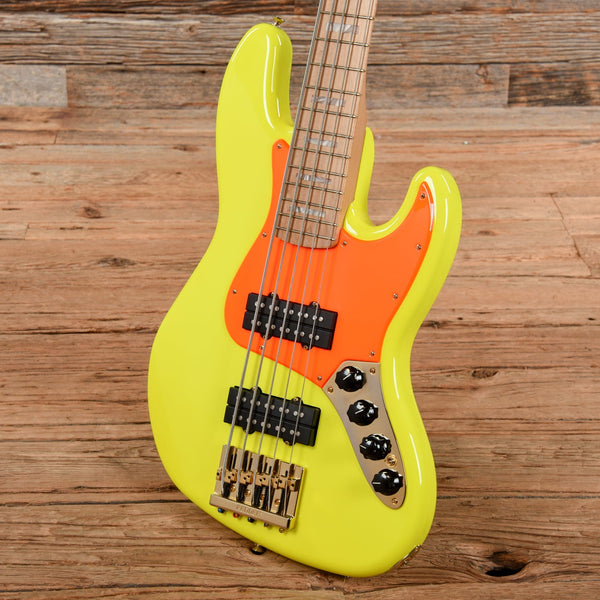 Fender MonoNeon Signature Jazz Bass V Neon Yellow 2022 – Chicago Music ...