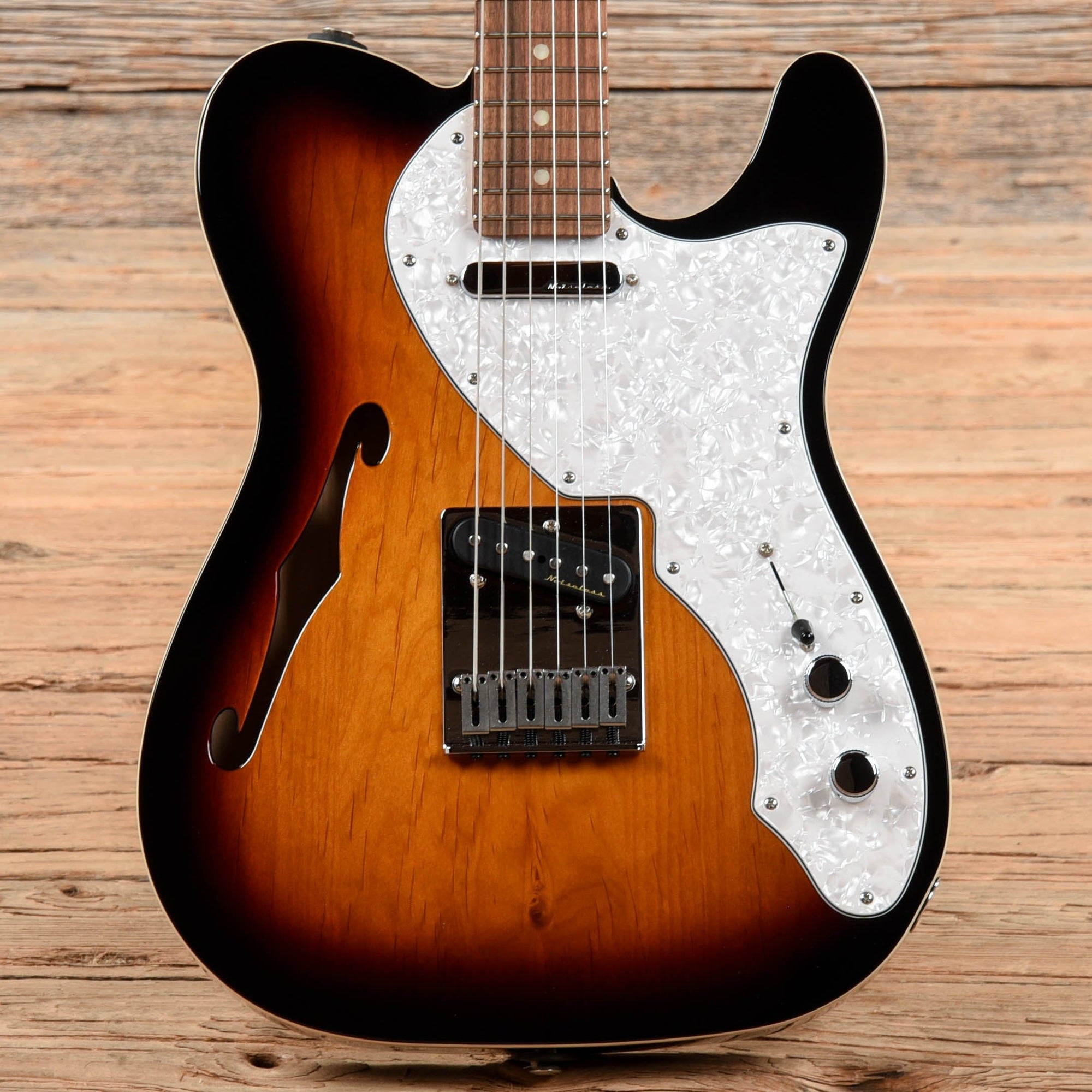 Fender Deluxe Telecaster Thinline Sunburst 2020 – Chicago Music Exchange
