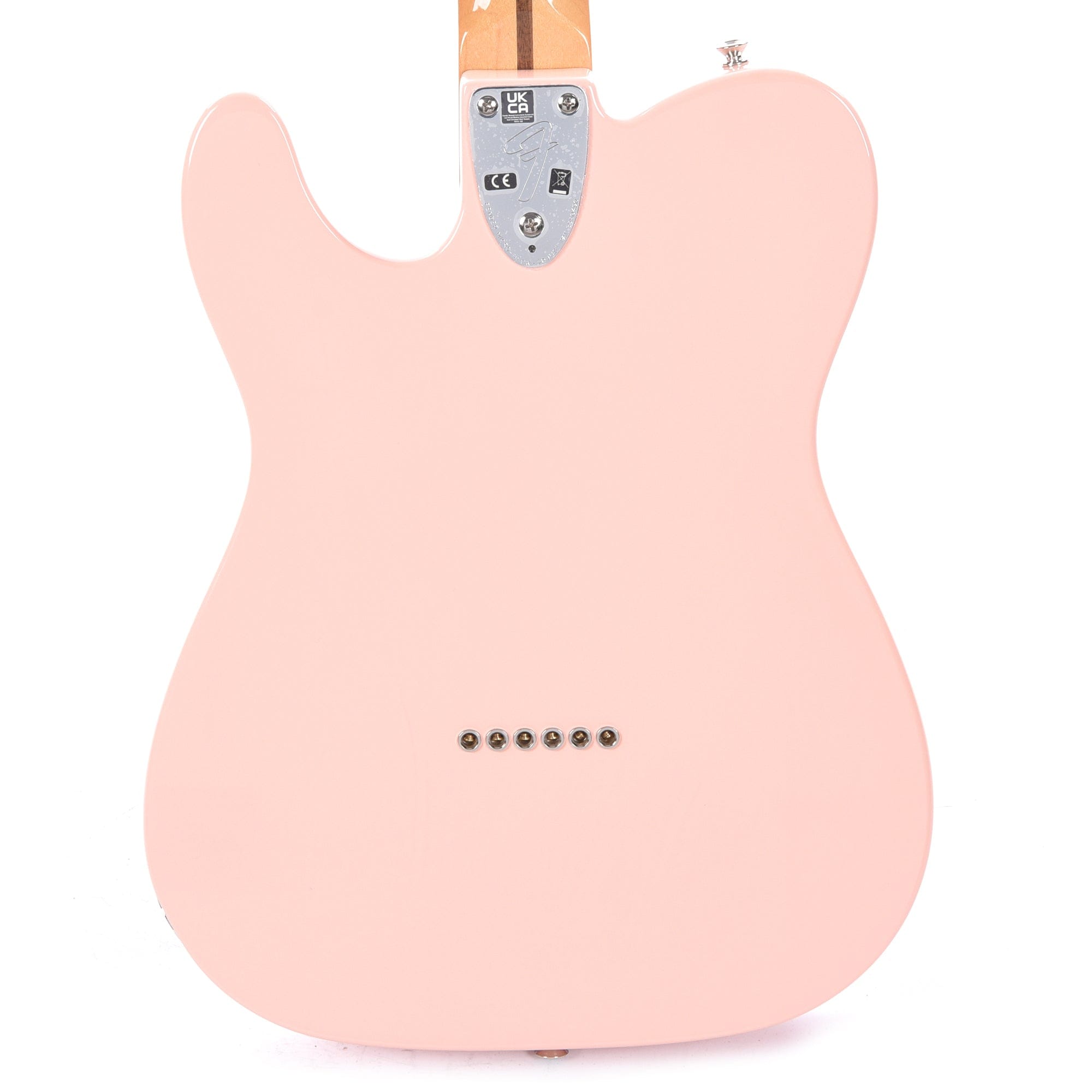 Fender Vintera '70s Telecaster Thinline Shell Pink w/4-Ply Aged Pearl ...