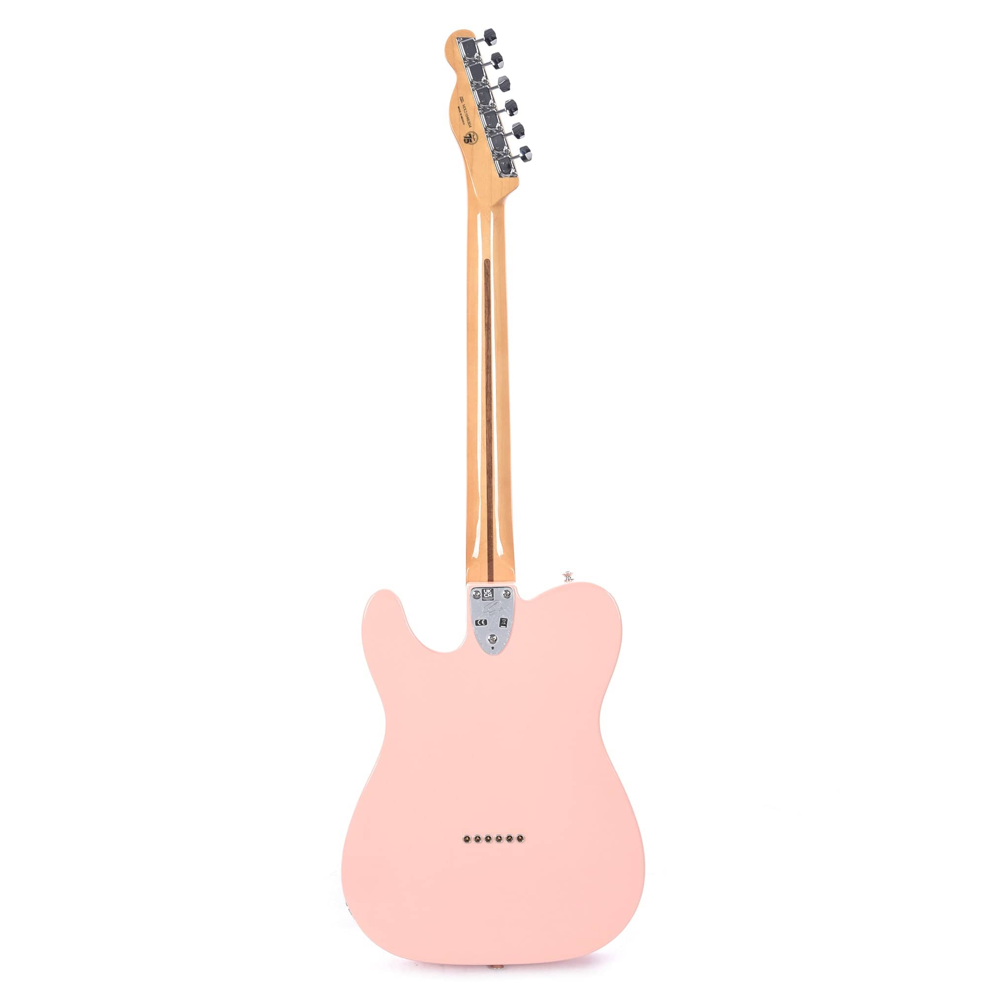 Fender Vintera '70s Telecaster Thinline Shell Pink w/4-Ply Aged Pearl ...