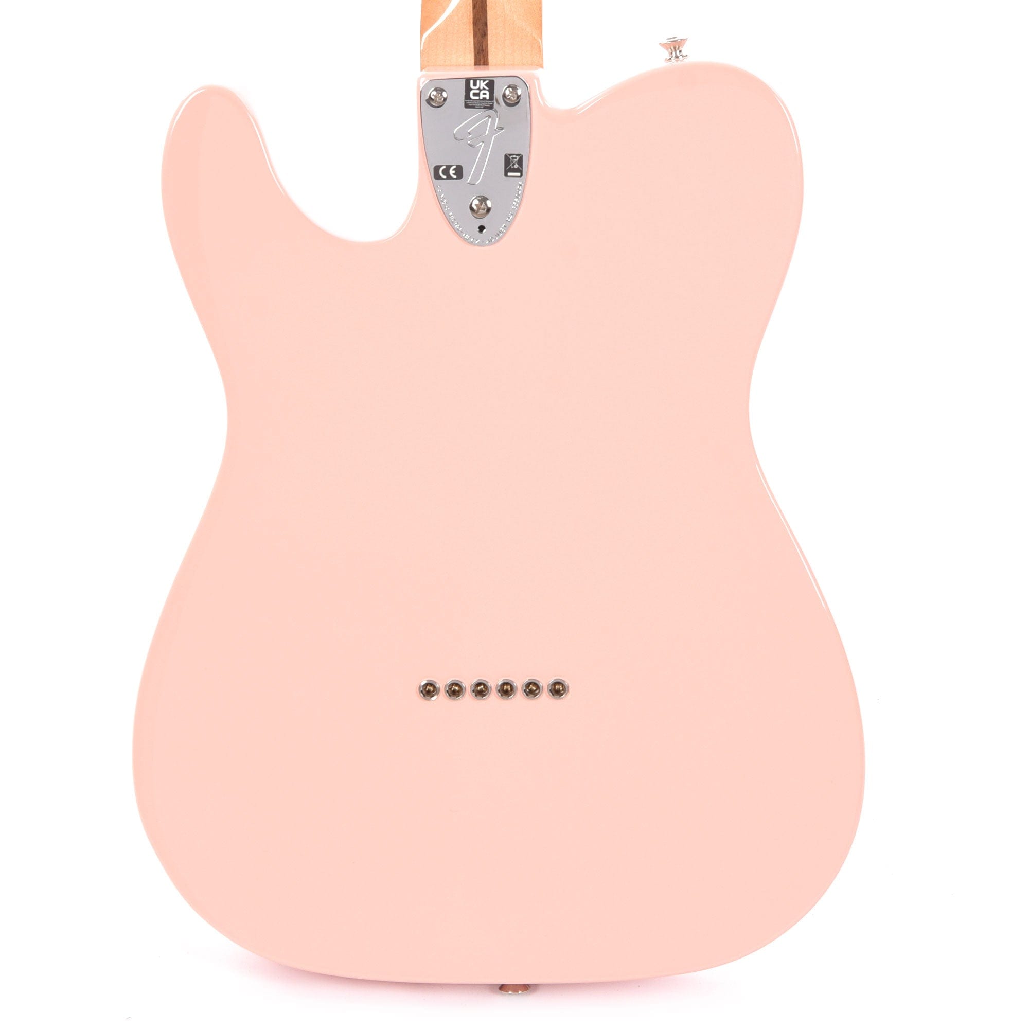 Fender Vintera '70s Telecaster Thinline Shell Pink w/4-Ply Aged Pearl ...
