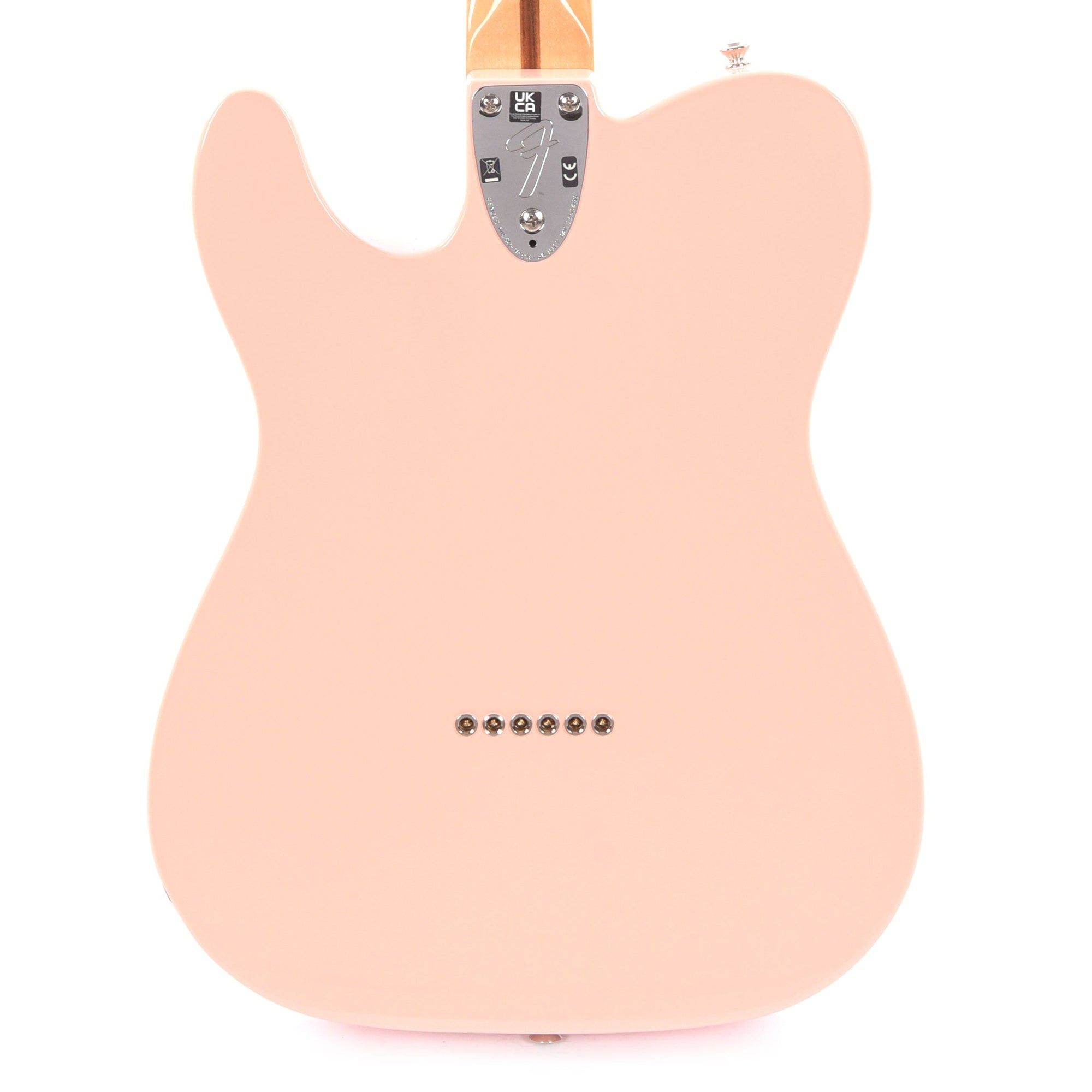 Fender Vintera '70s Telecaster Thinline Shell Pink w/4-Ply Aged Pearl ...