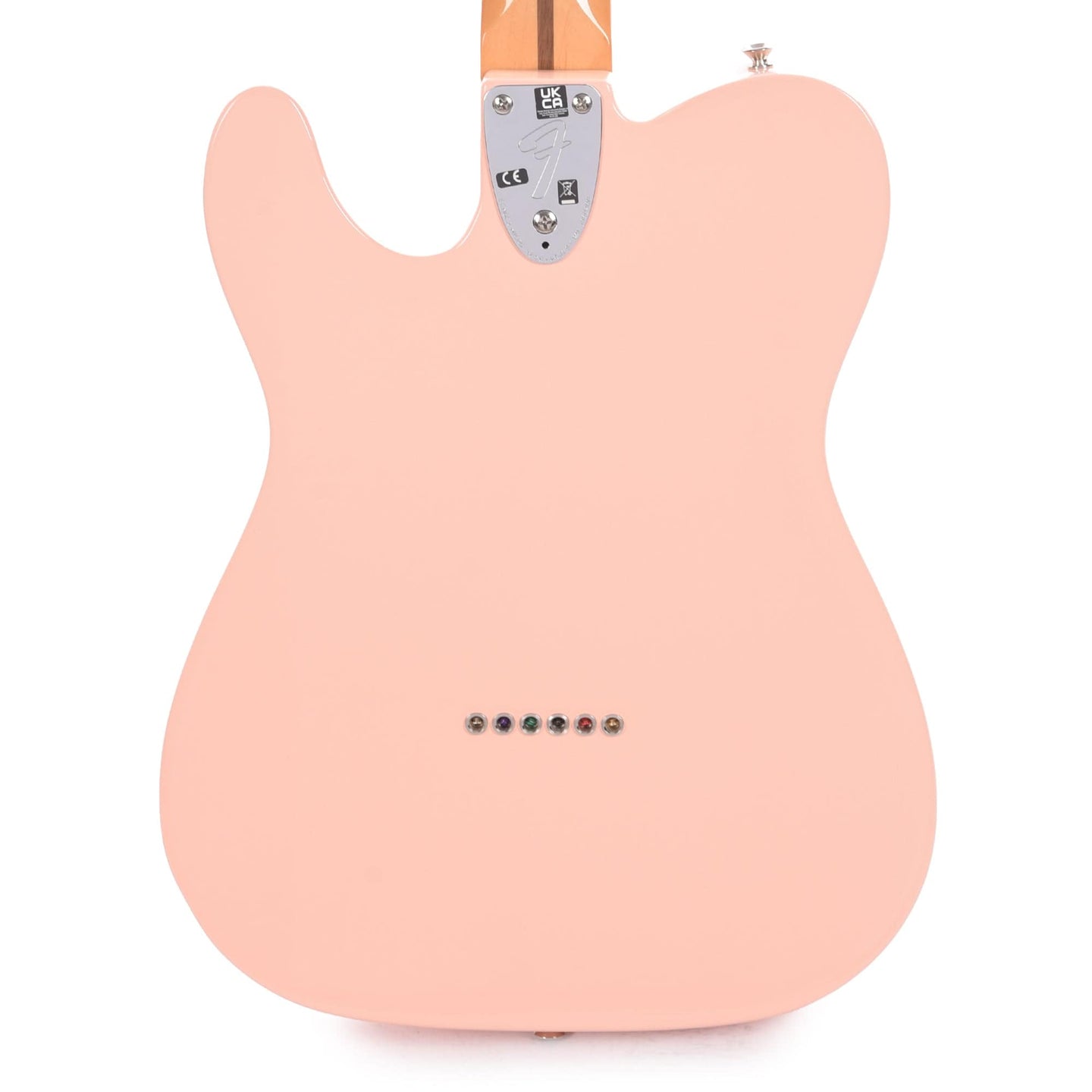 Fender Vintera '70s Telecaster Thinline Shell Pink w/4-Ply Aged Pearl ...